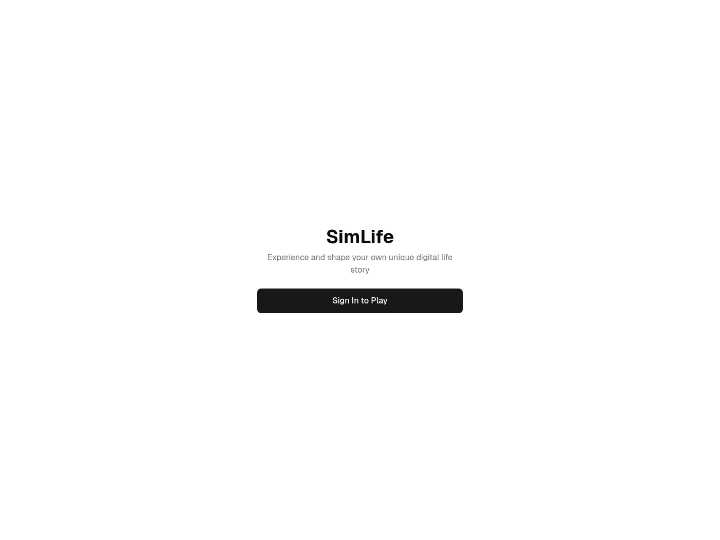 SimLife Game