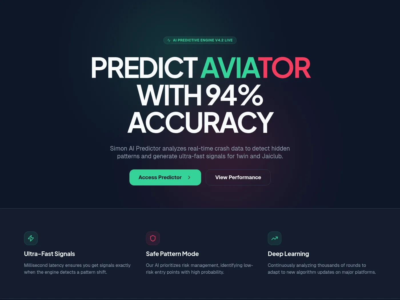 Simon AI Predictor