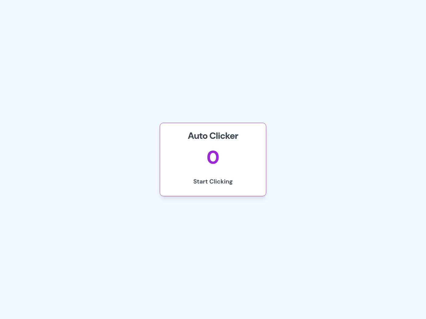 Simple Auto Clicker