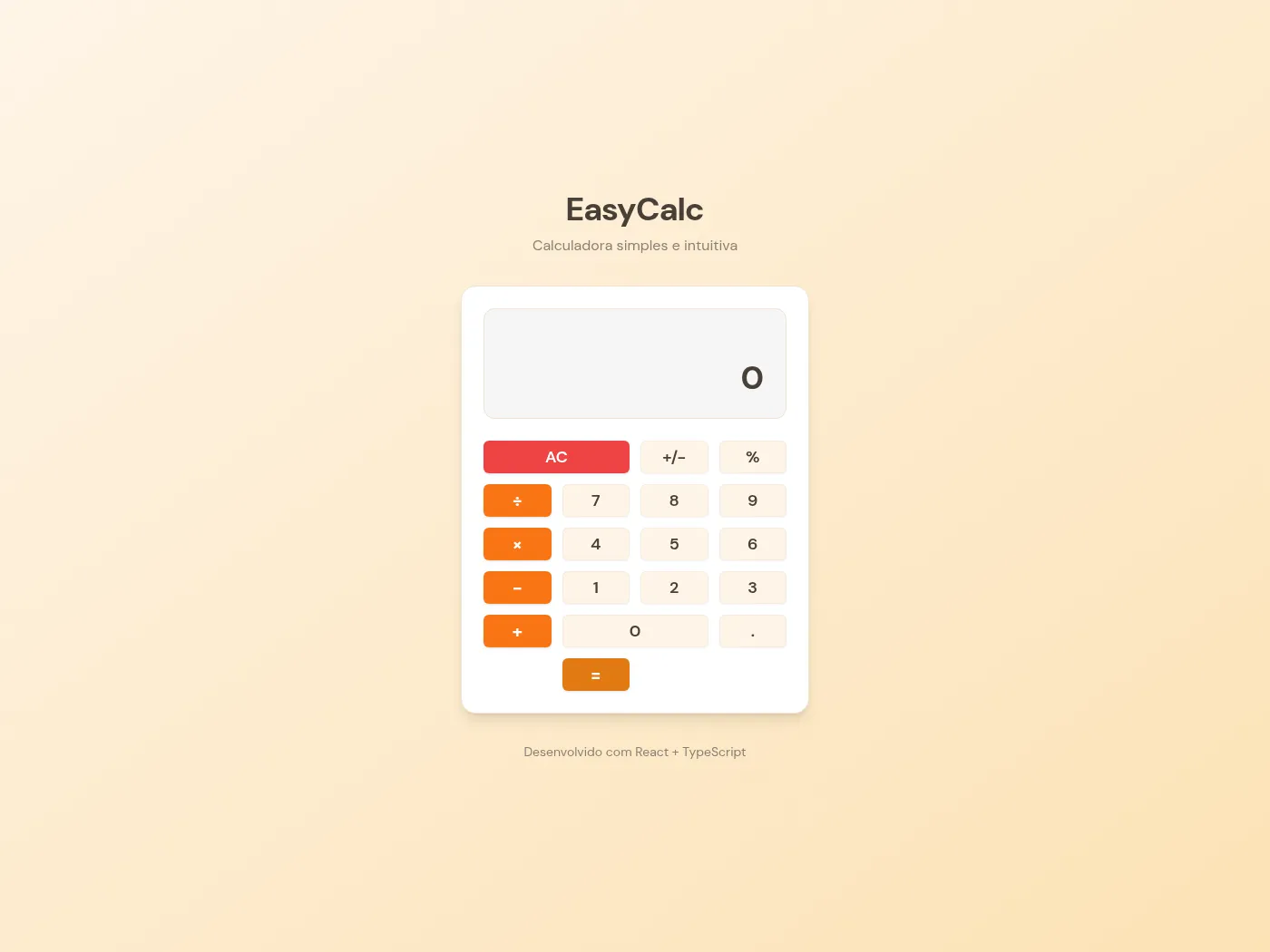 EasyCalc Web