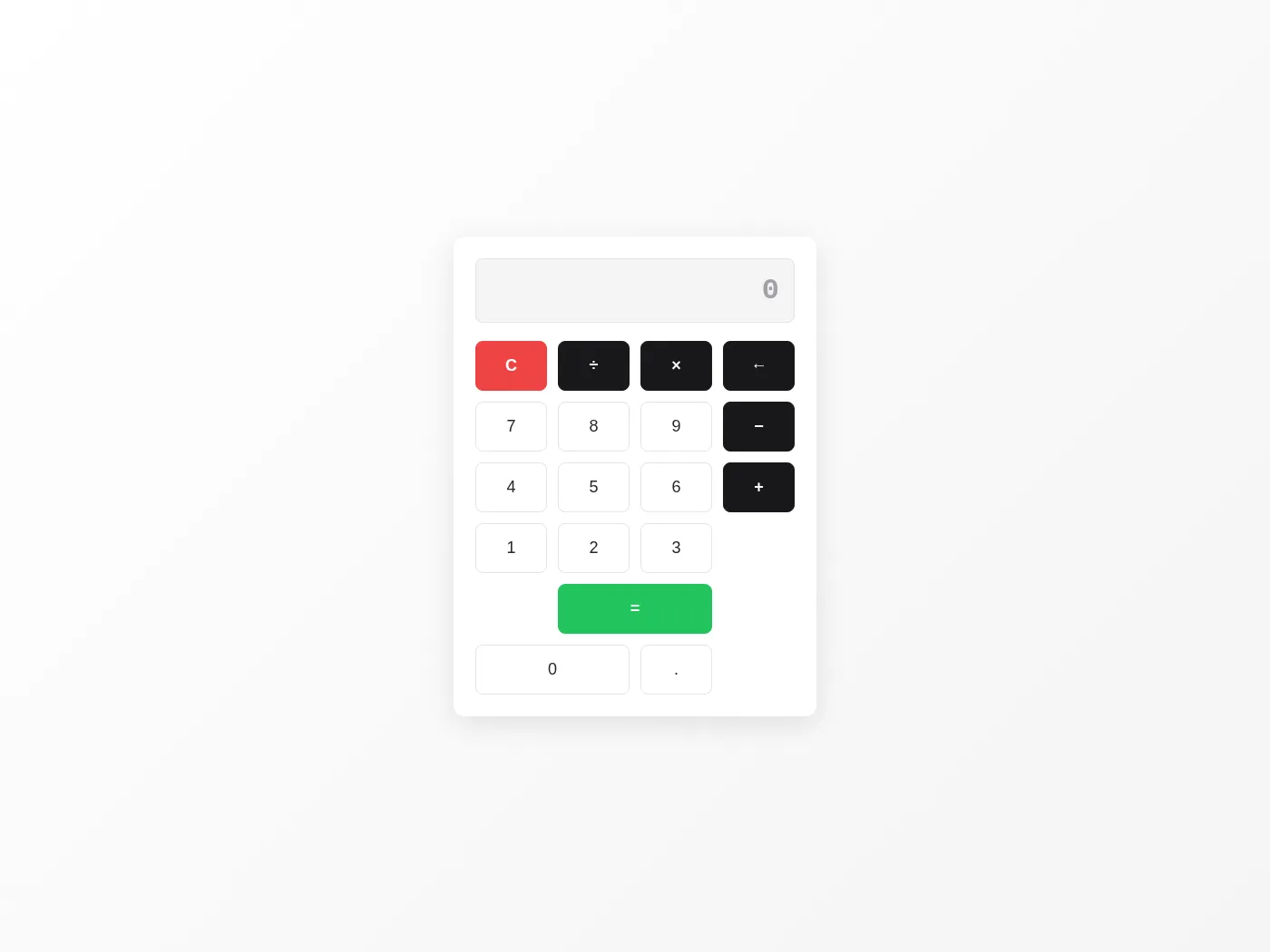 Simple Calculator Web App