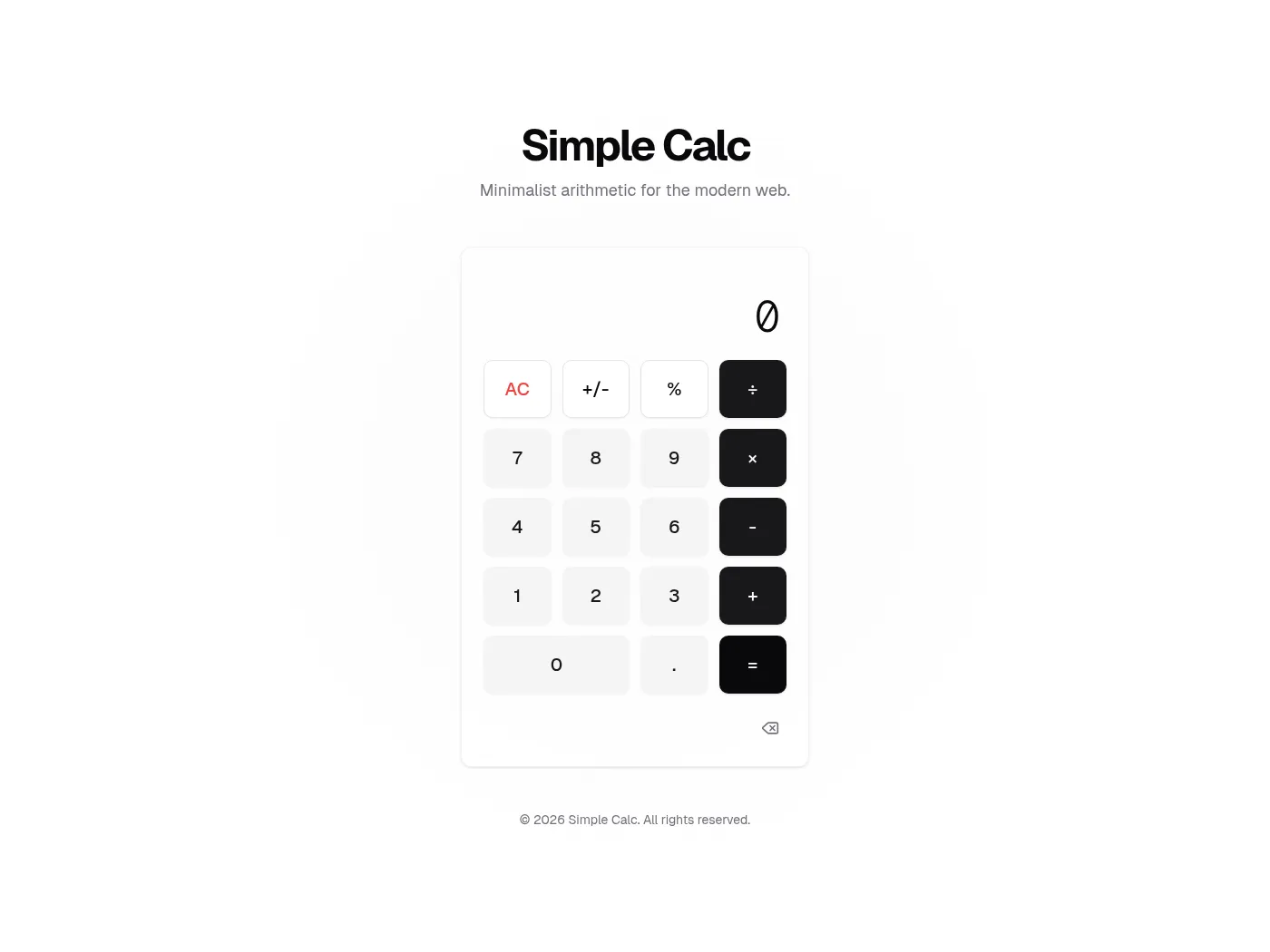 Simple Calc