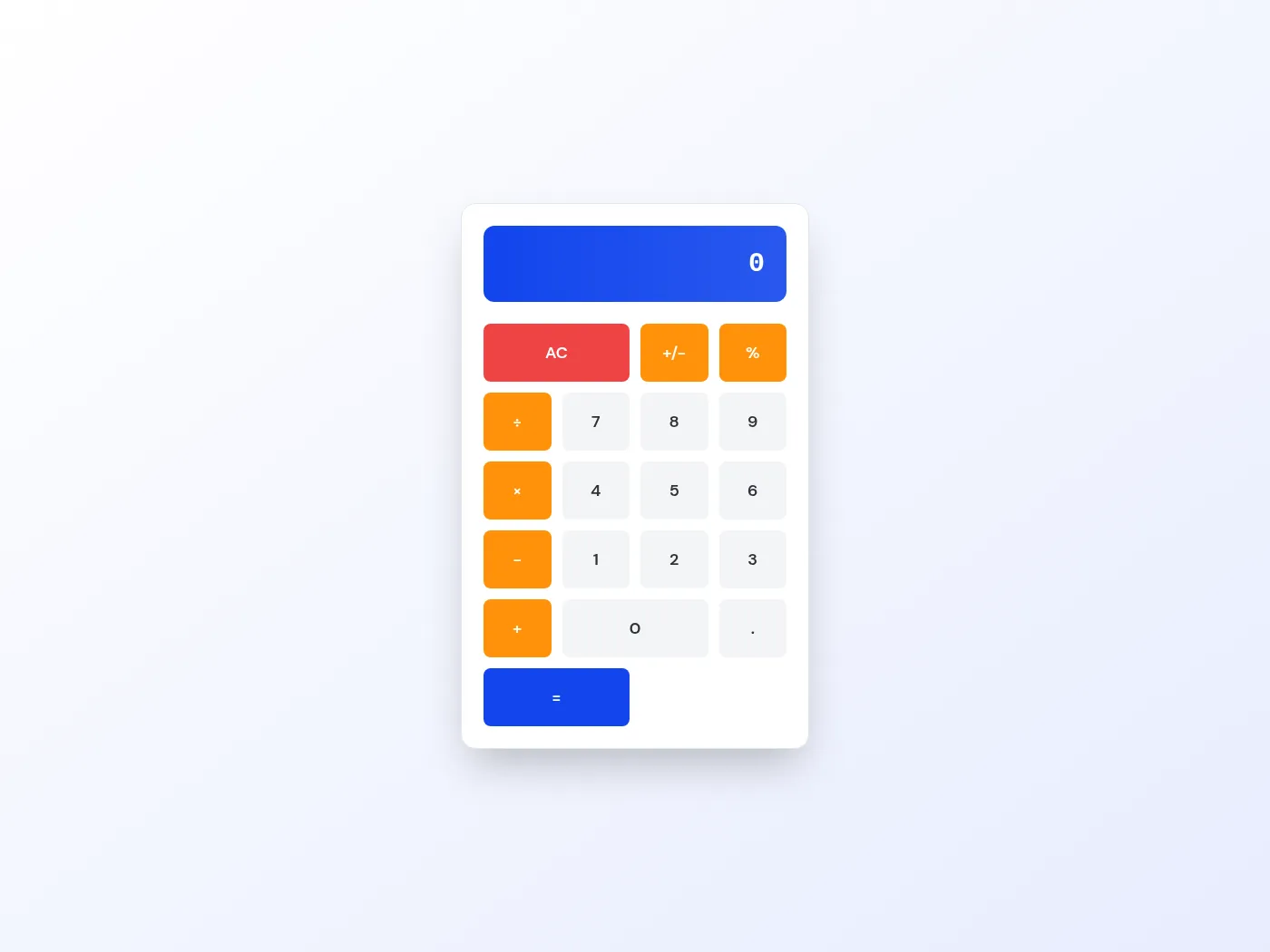 Simple Calc Web App