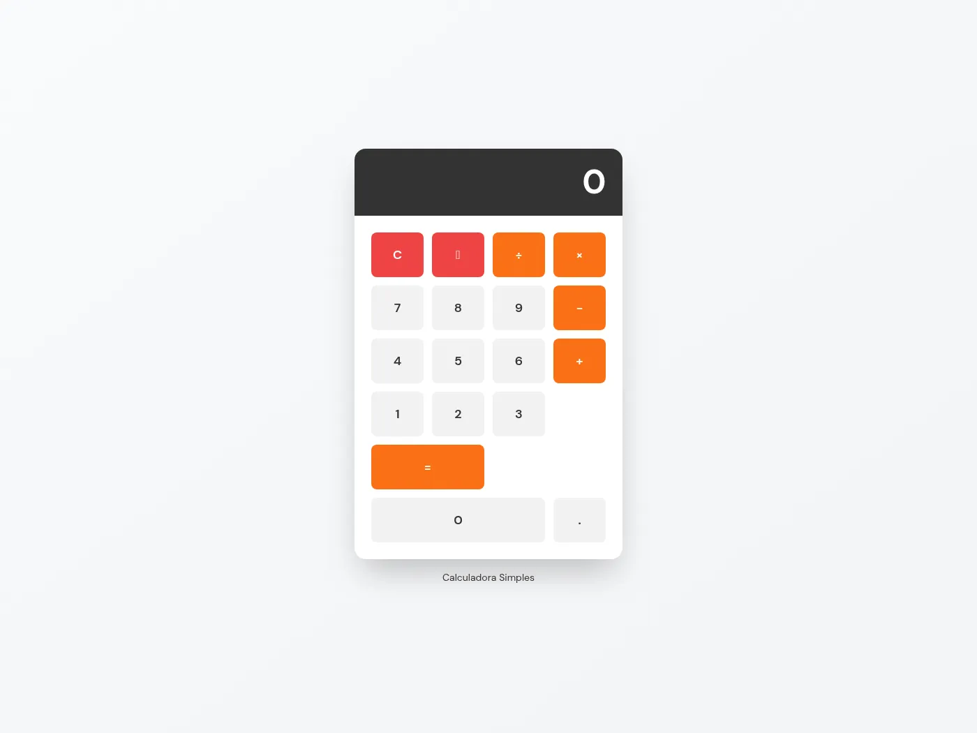 Simple Web Calculator
