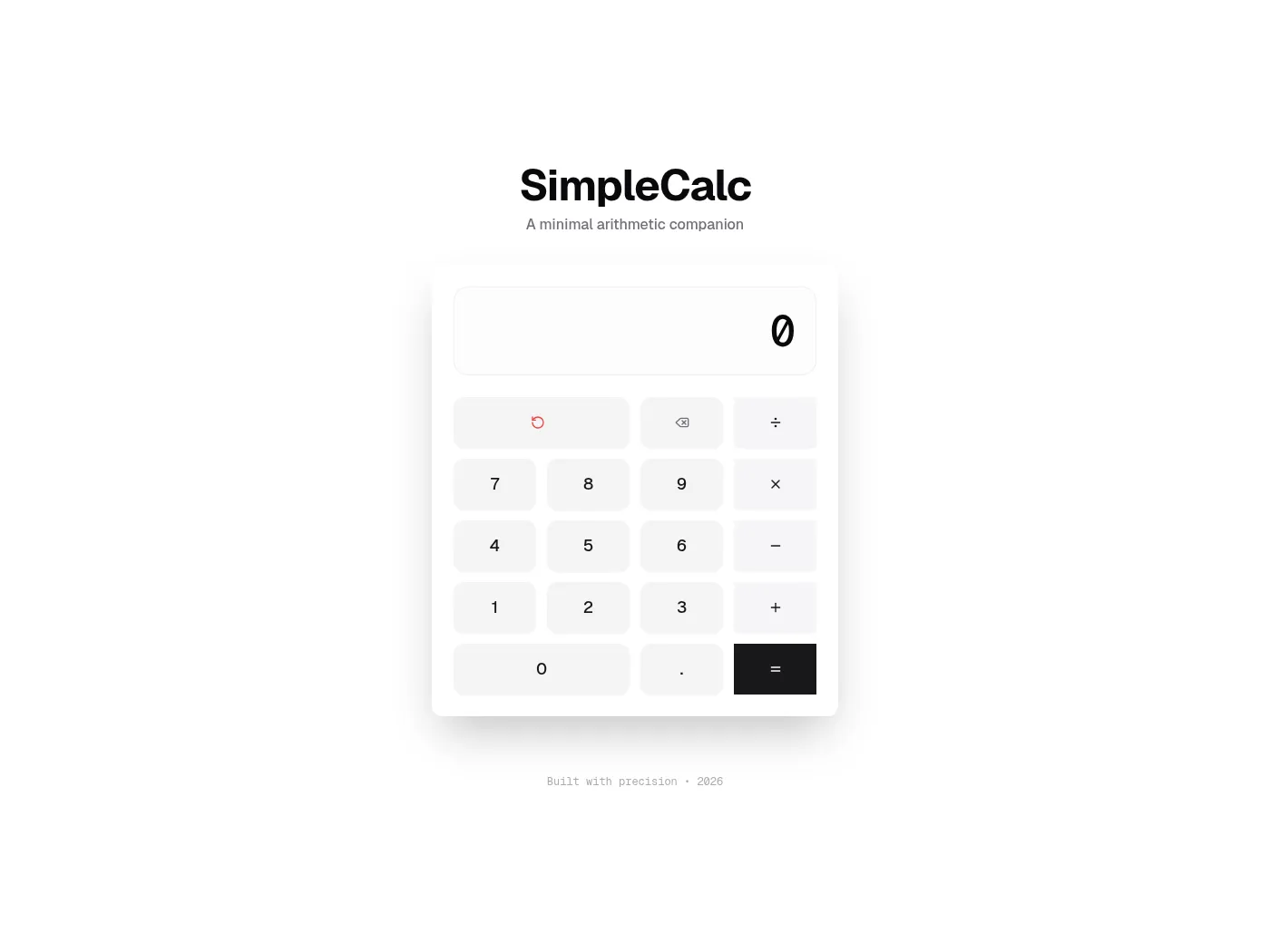 SimpleCalc