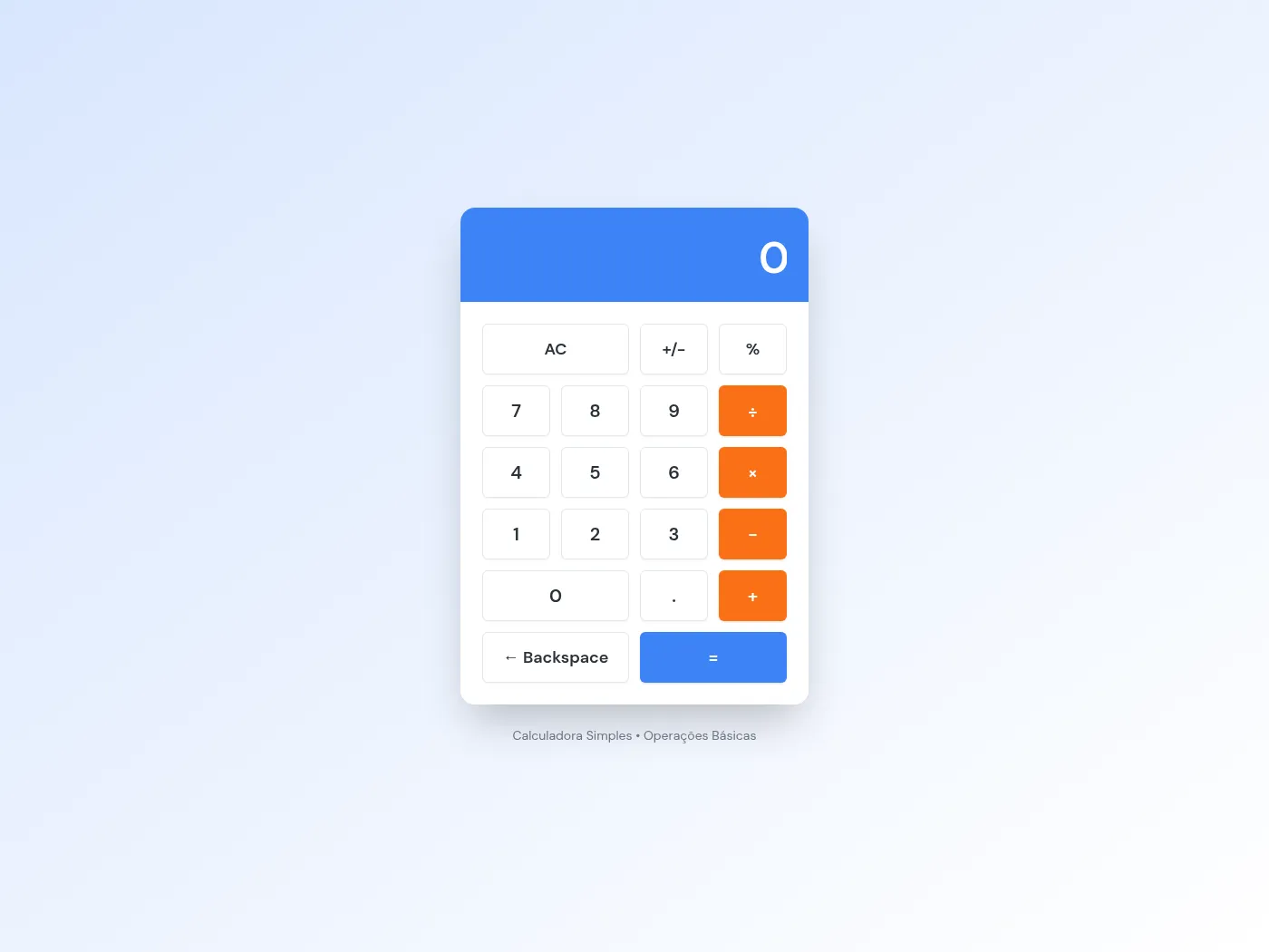 Simple Calculator JS