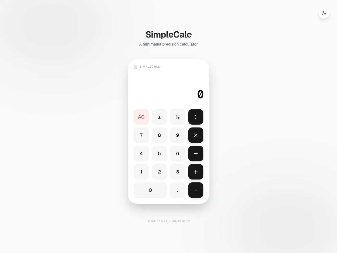 SimpleCalc