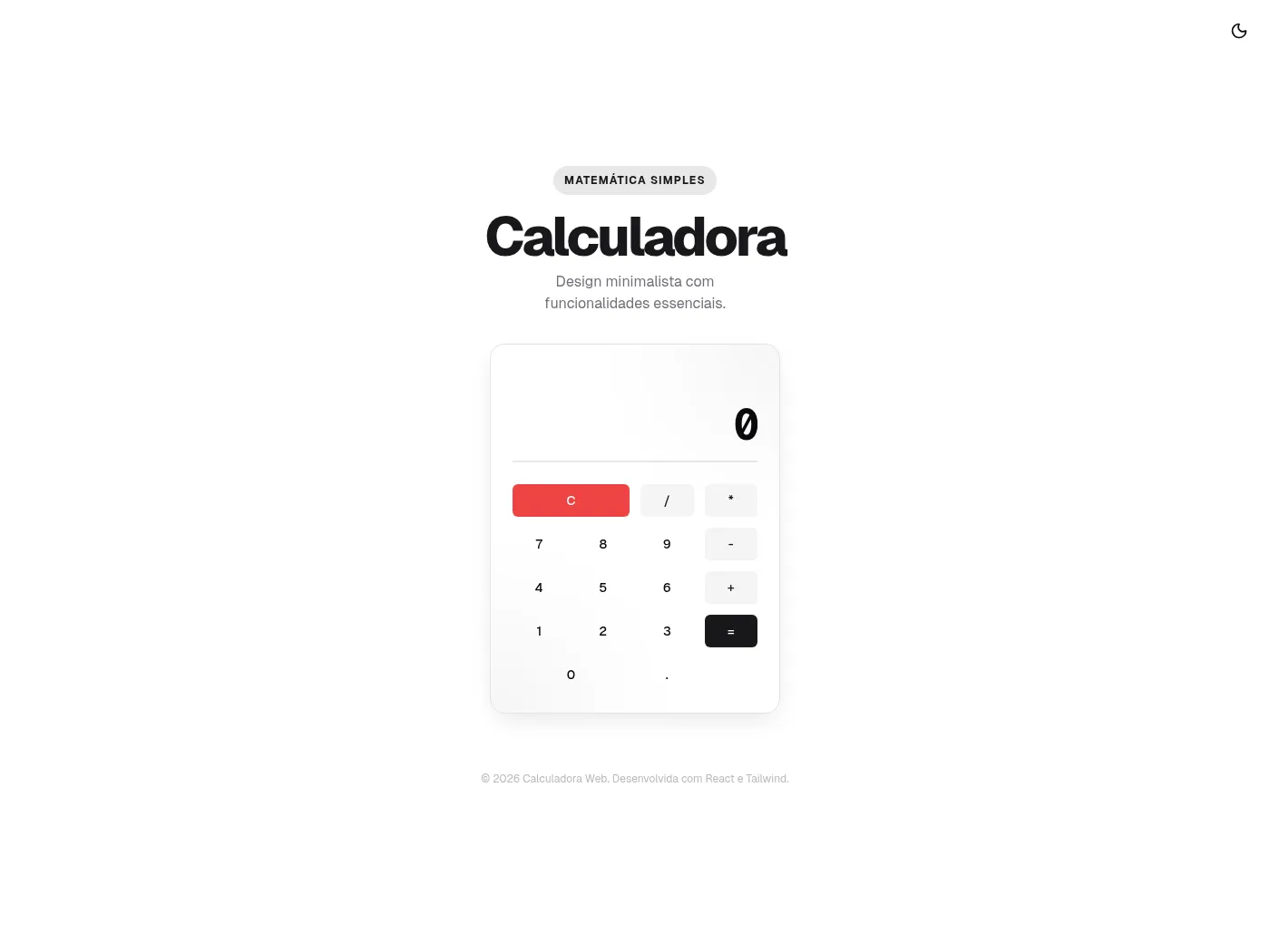 Simple Calc Web