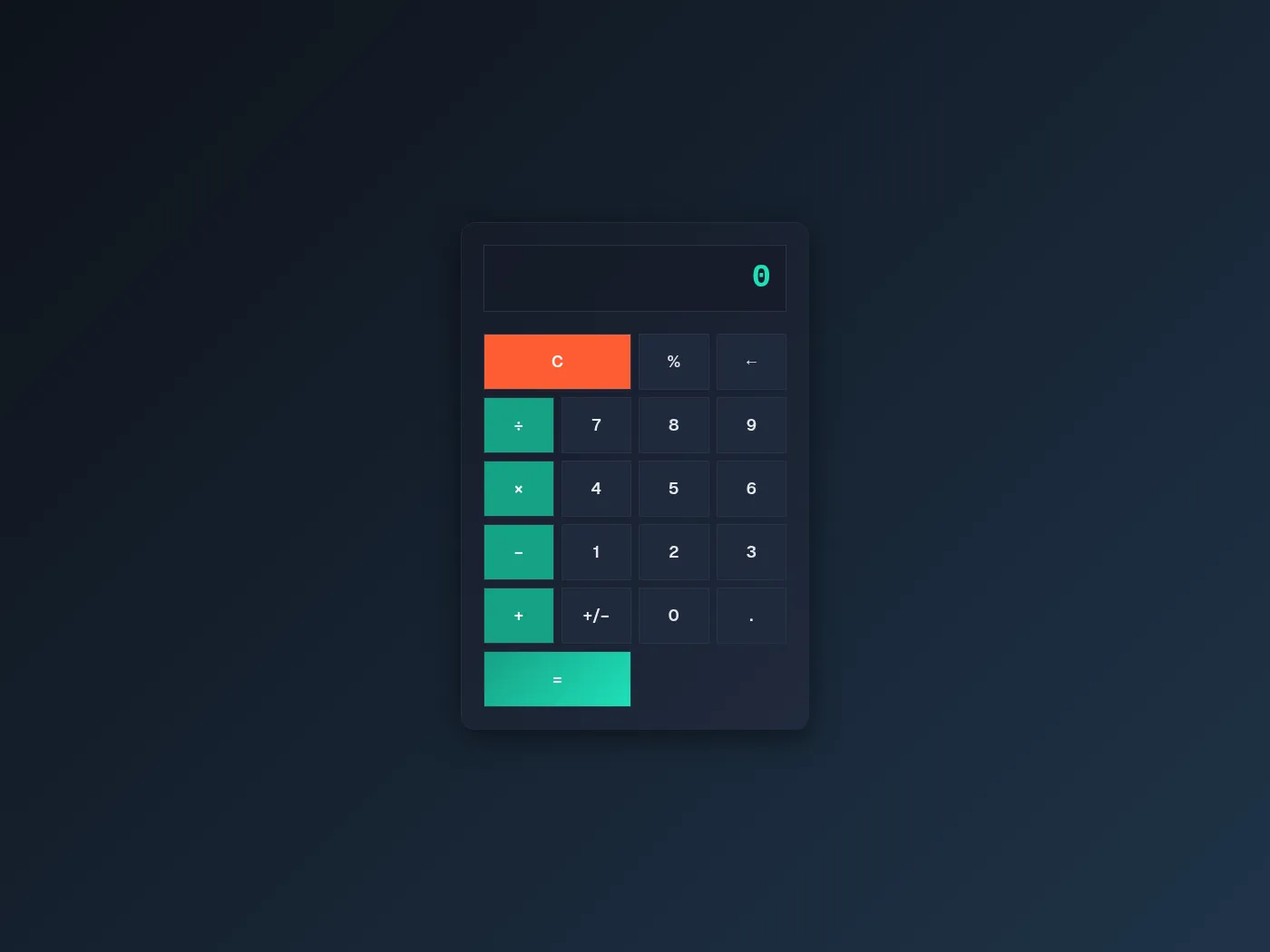 Simple Web Calculator
