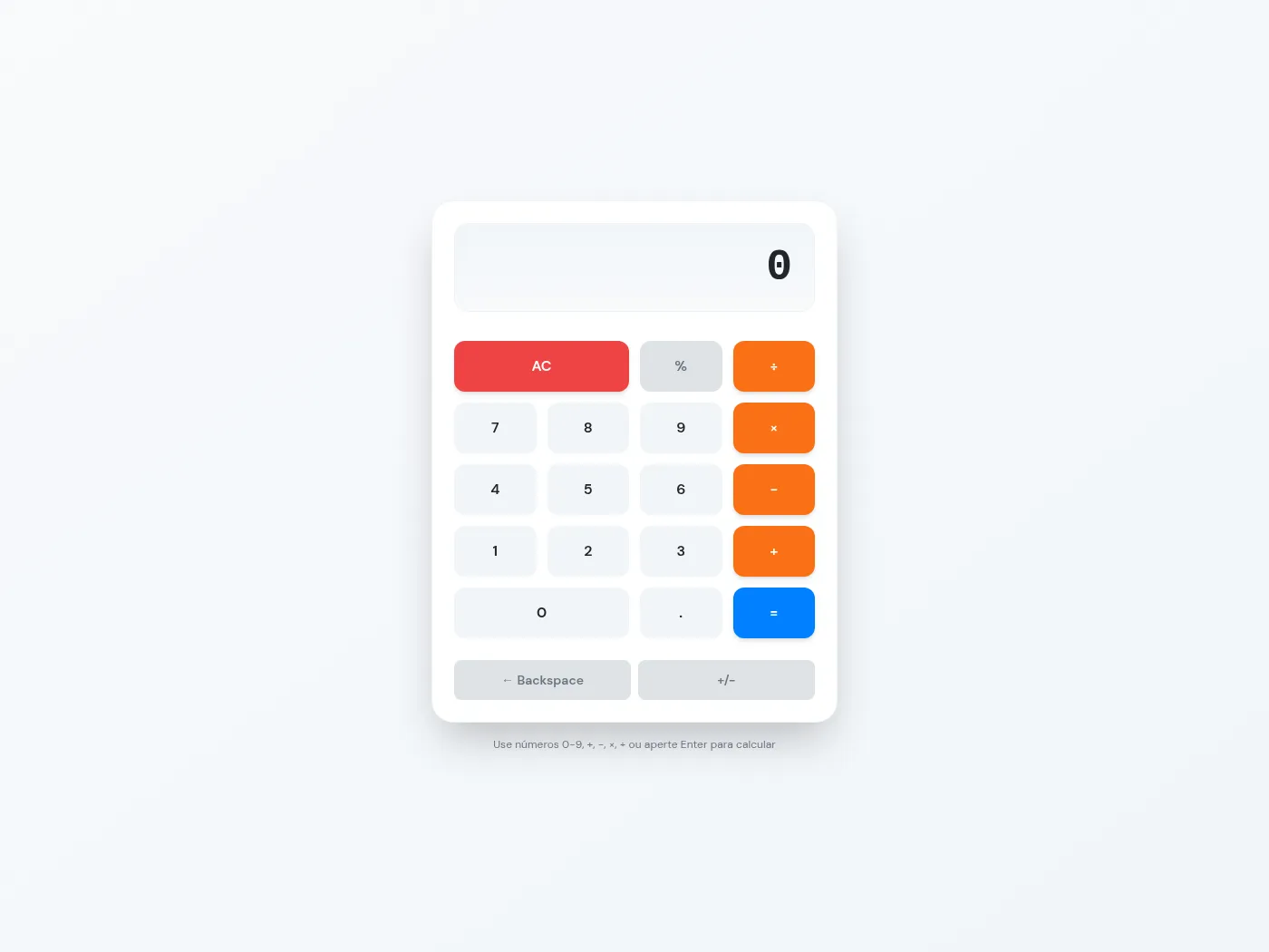 Simple Web Calculator