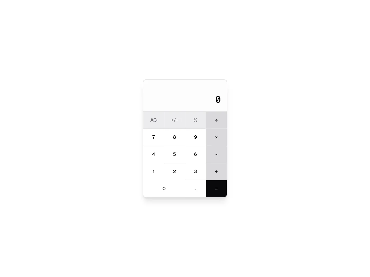 Simple Calc Web