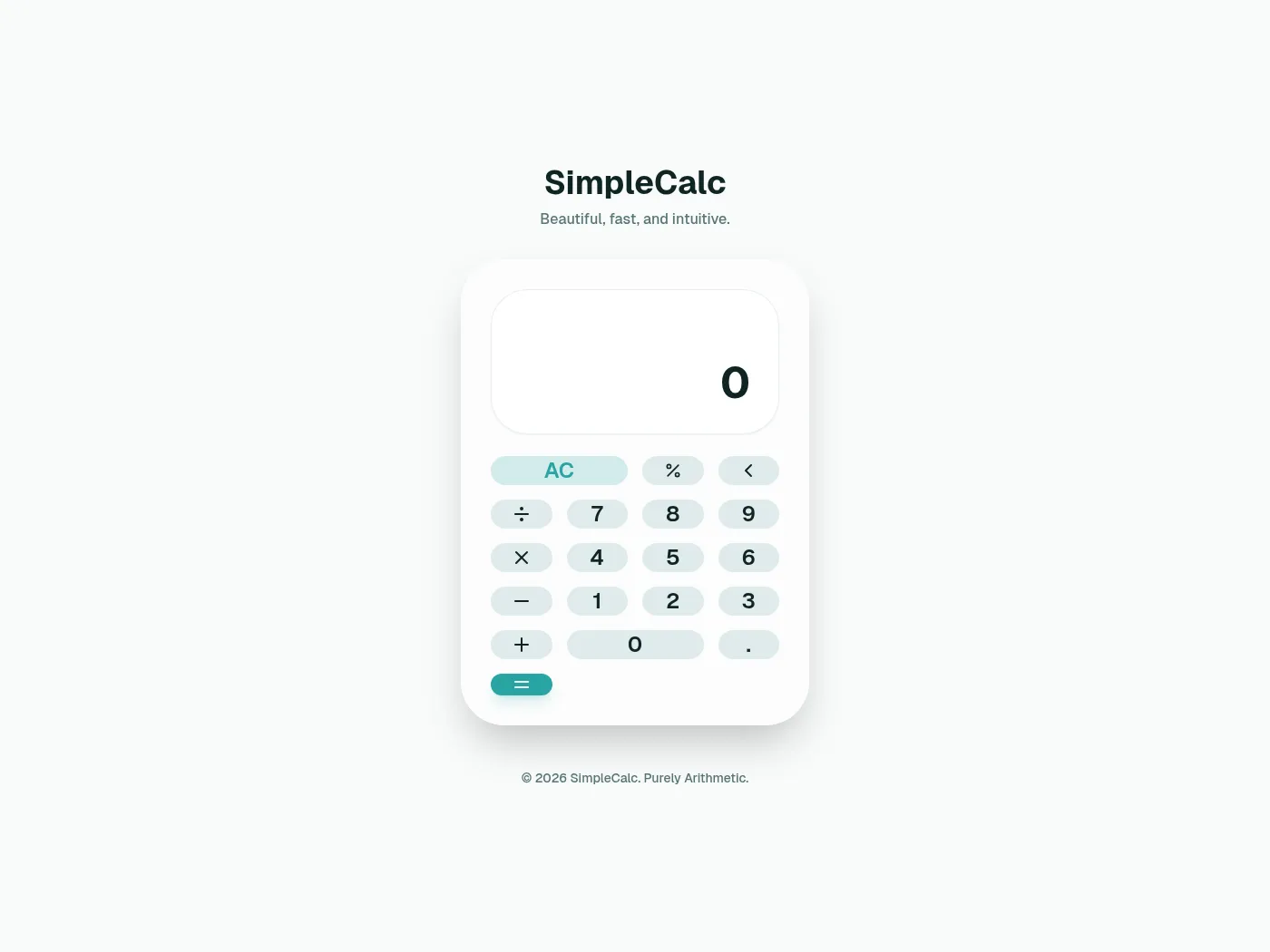SimpleCalc