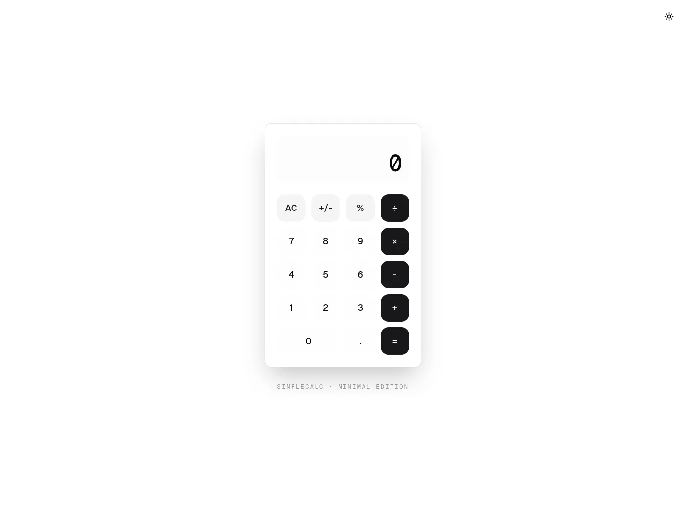 SimpleCalc
