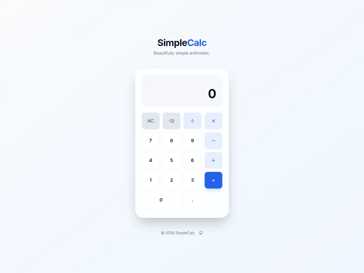 SimpleCalc