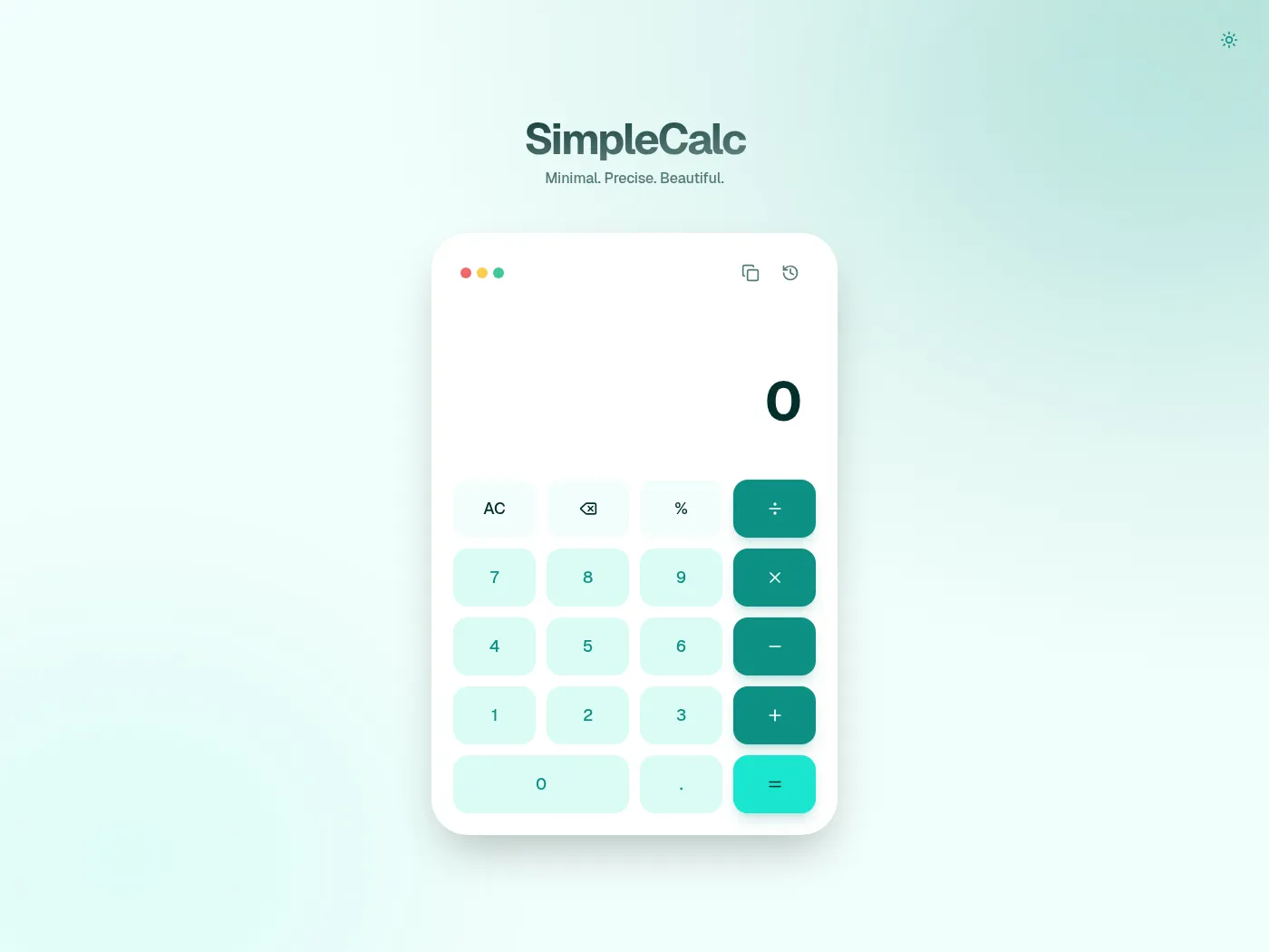 SimpleCalc