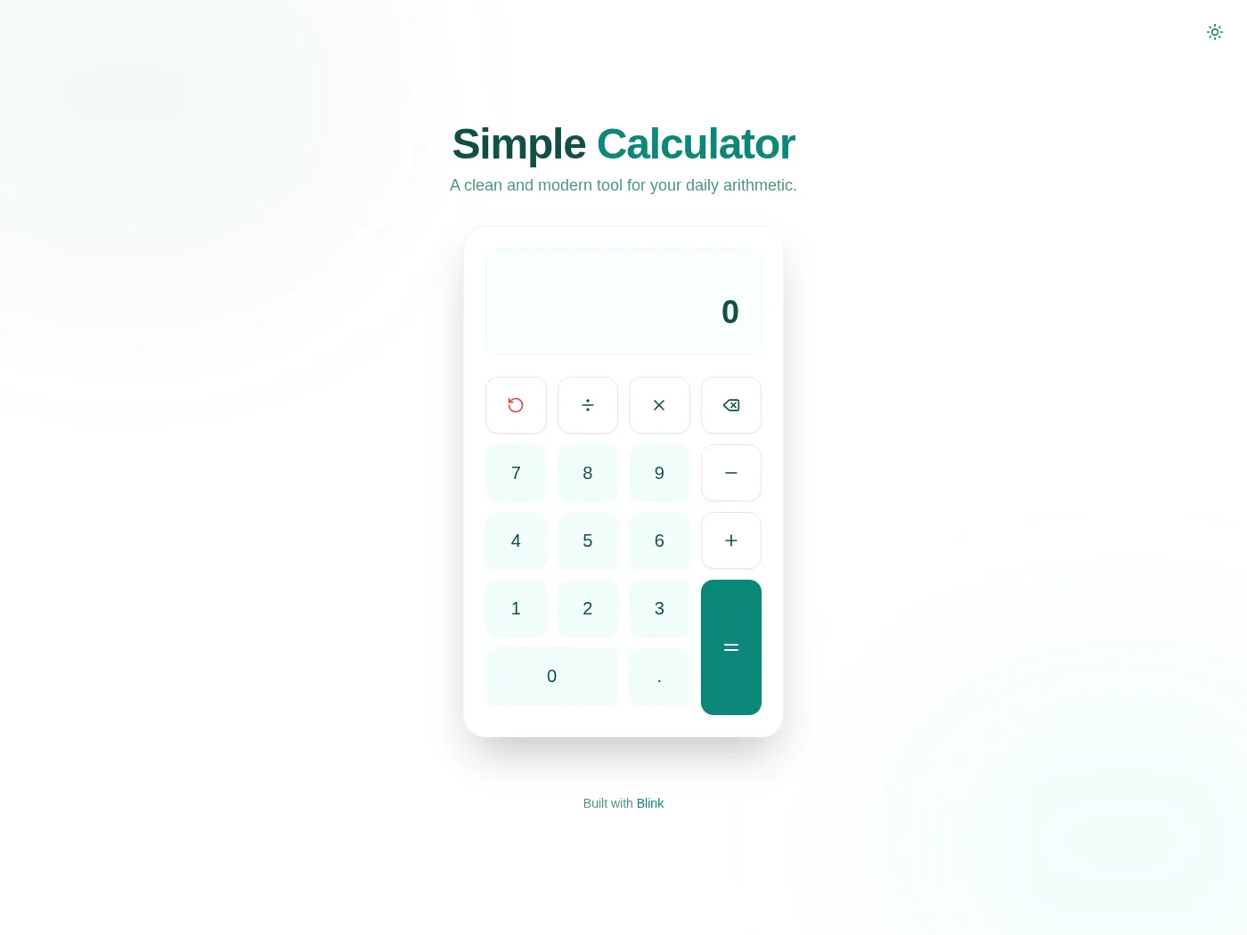 Simple Calculator