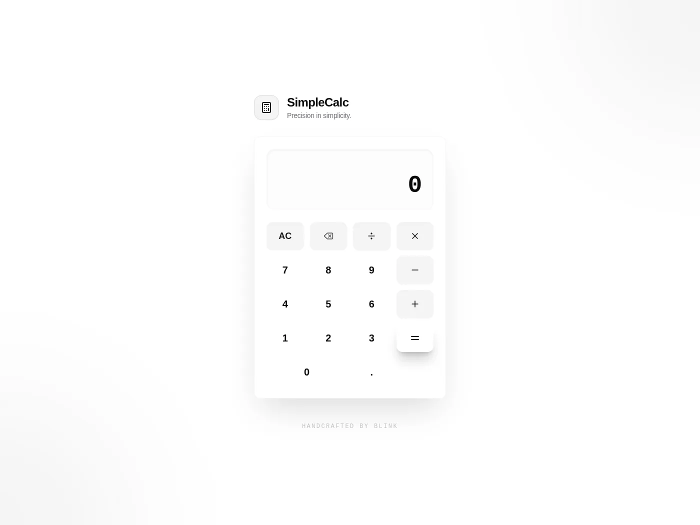 SimpleCalc