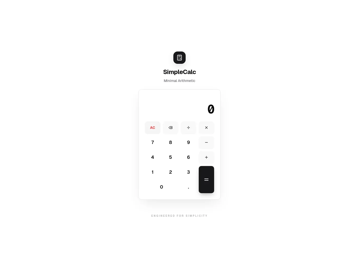 SimpleCalc