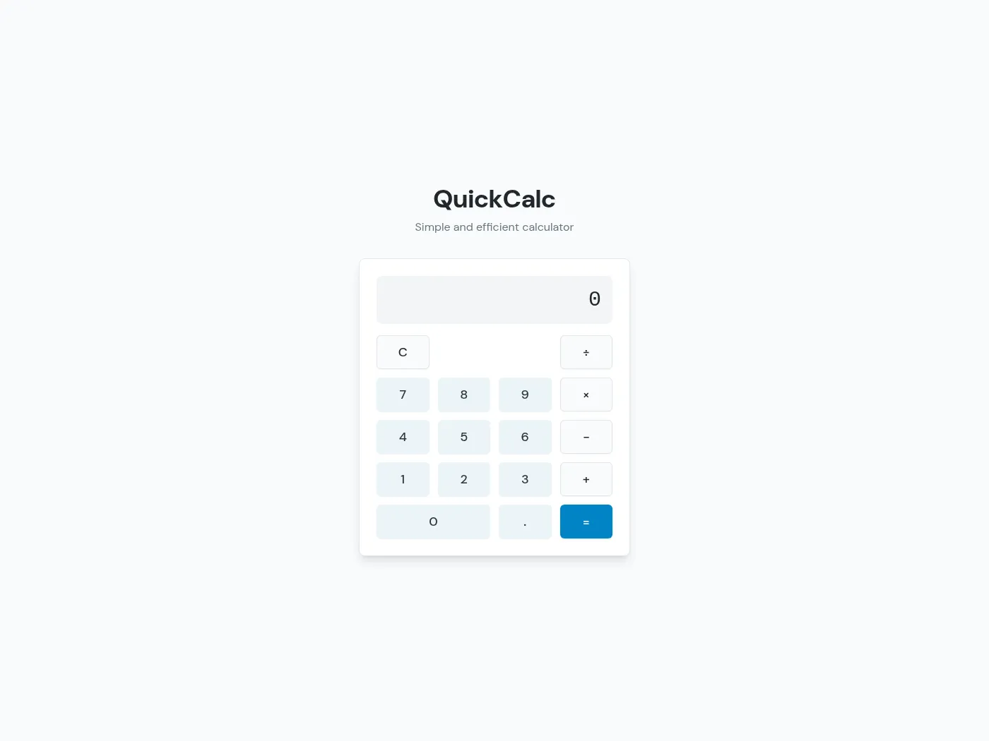 QuickCalc