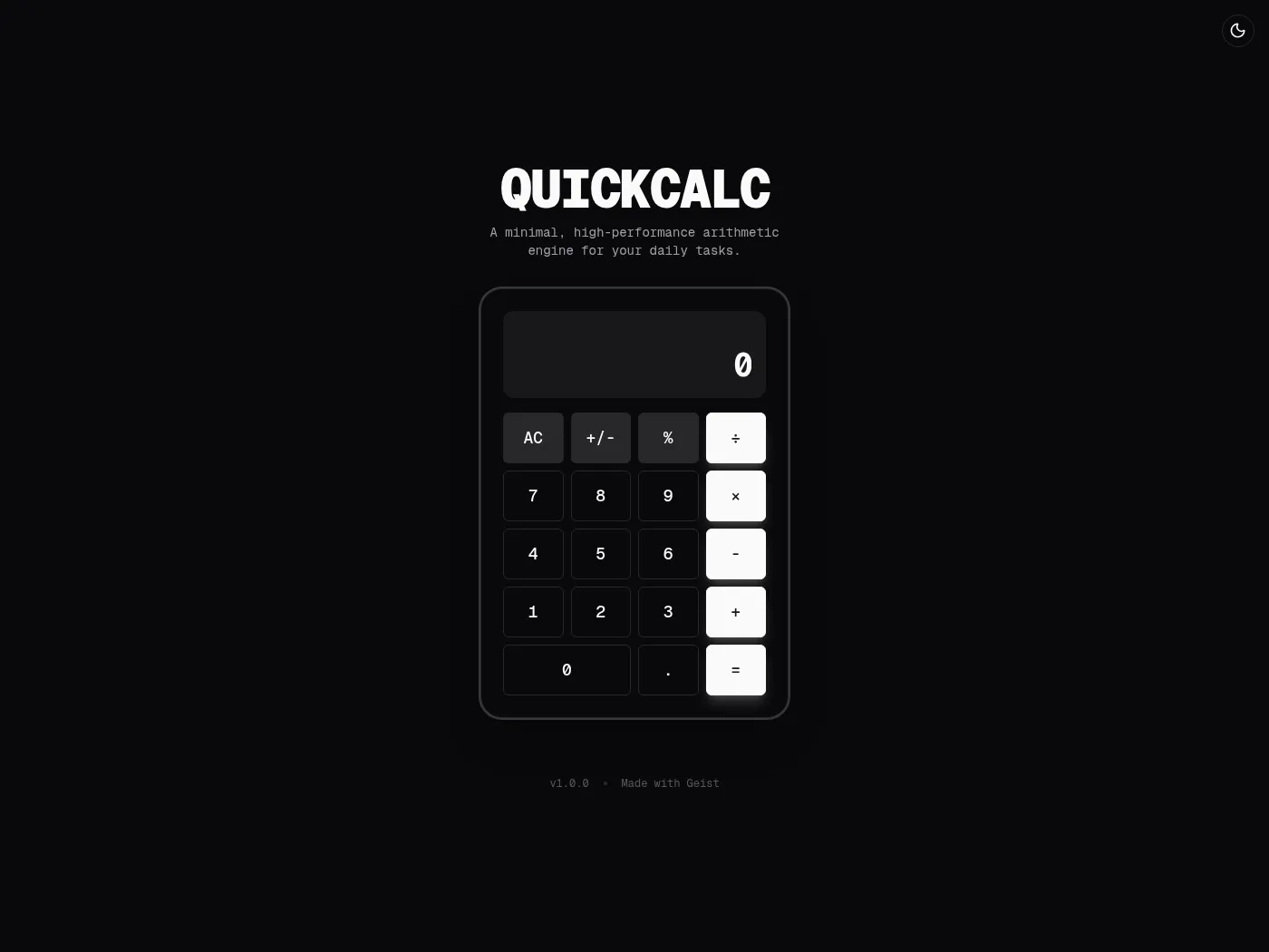 QuickCalc