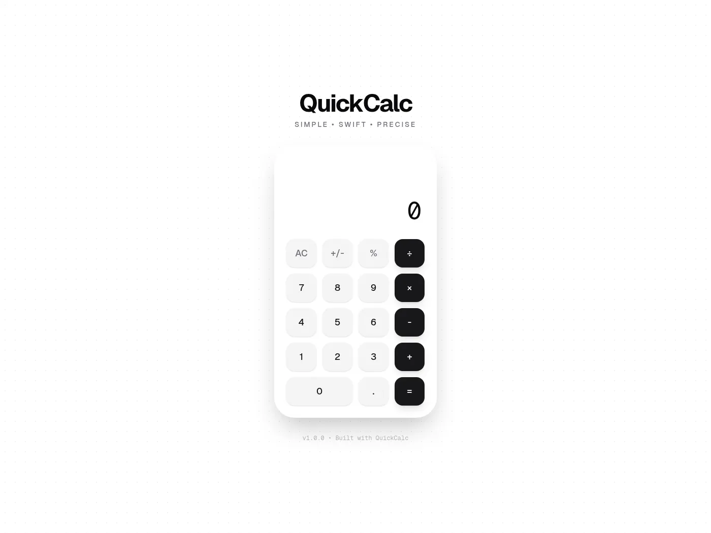 QuickCalc