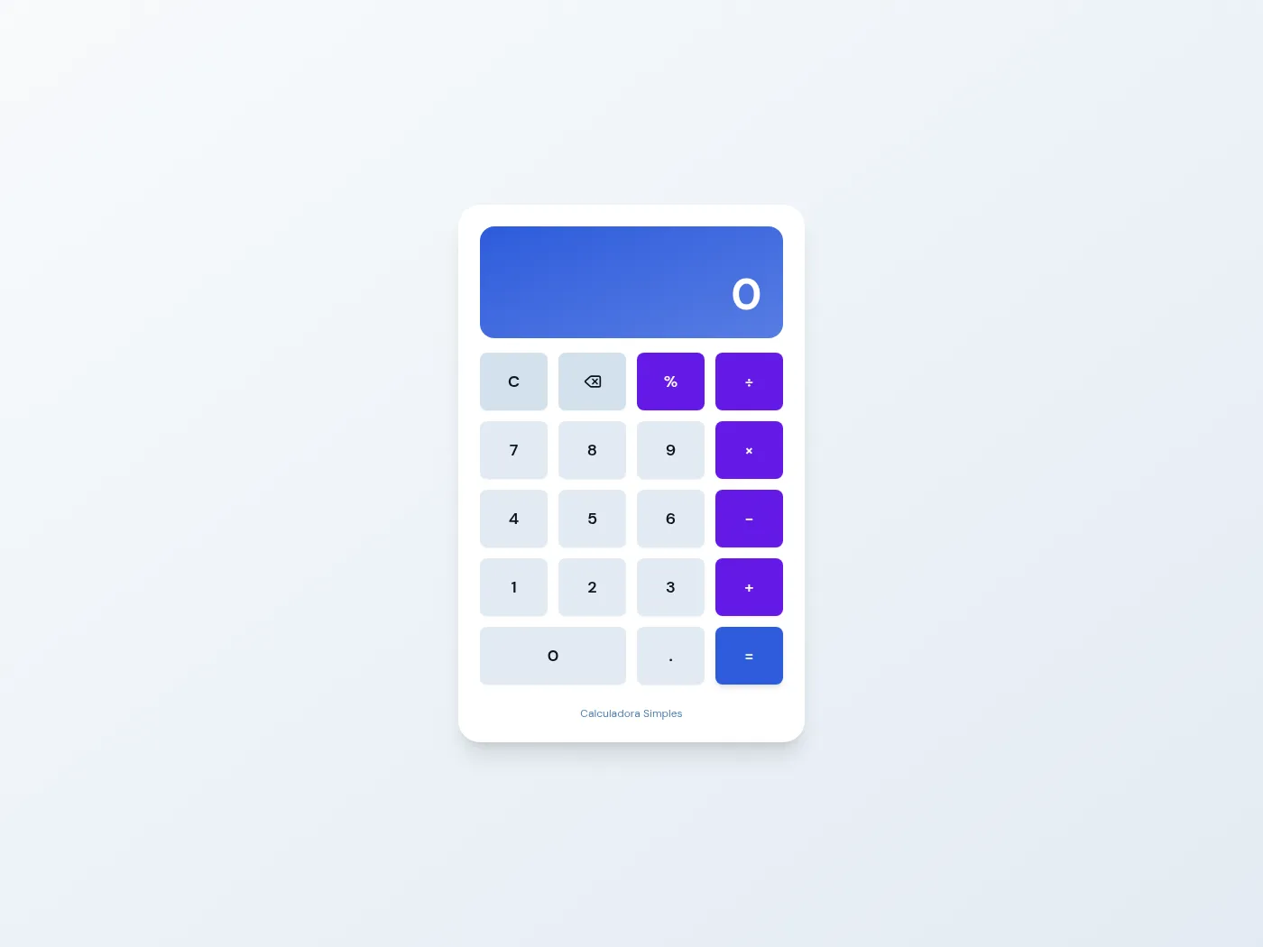 Simple Calculator