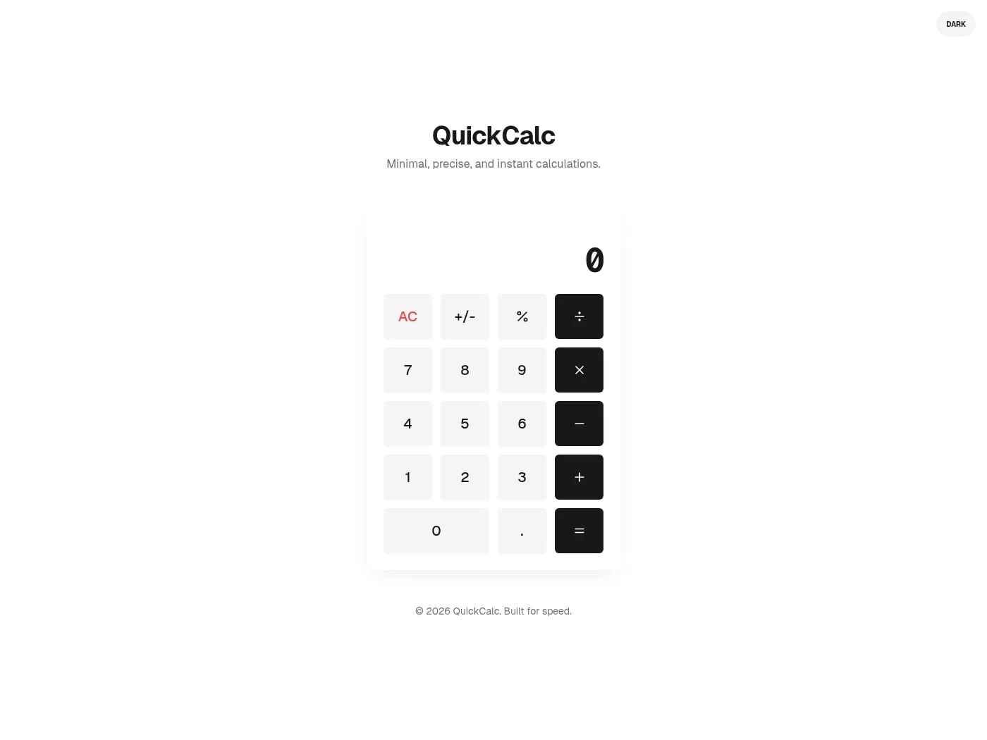 QuickCalc
