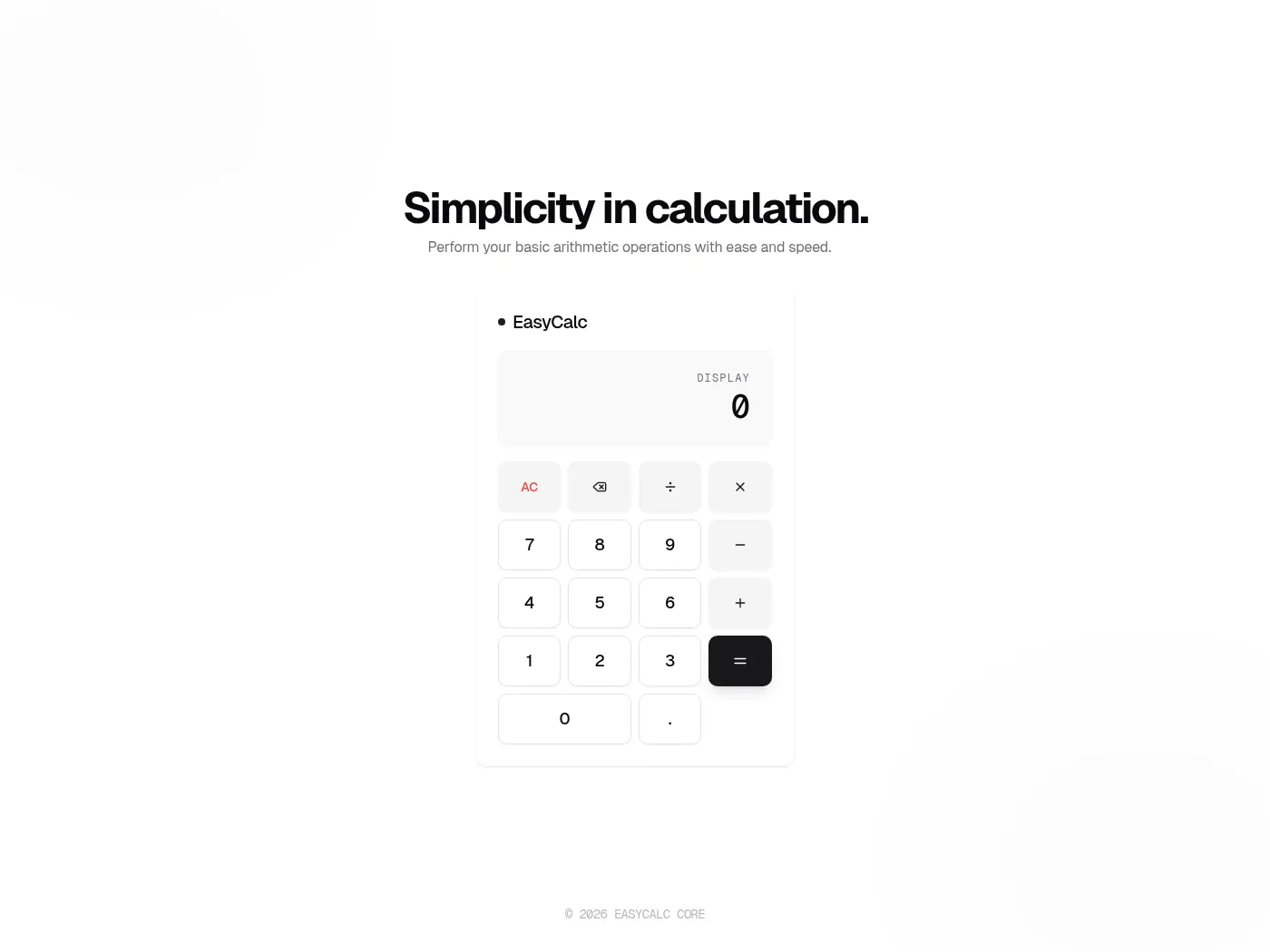 EasyCalc