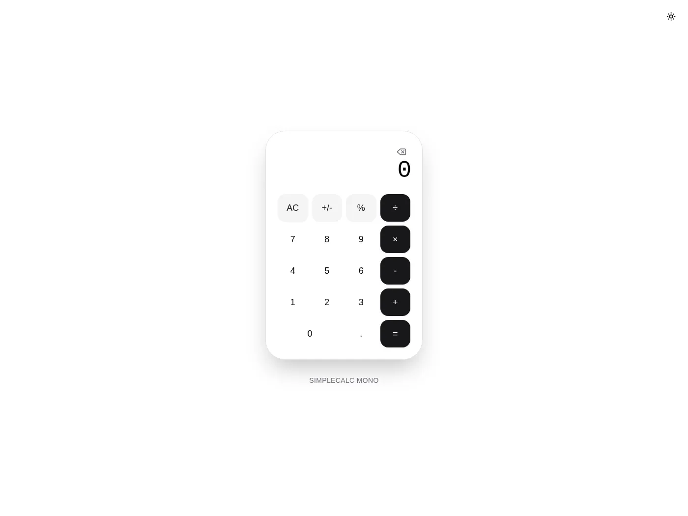 SimpleCalc