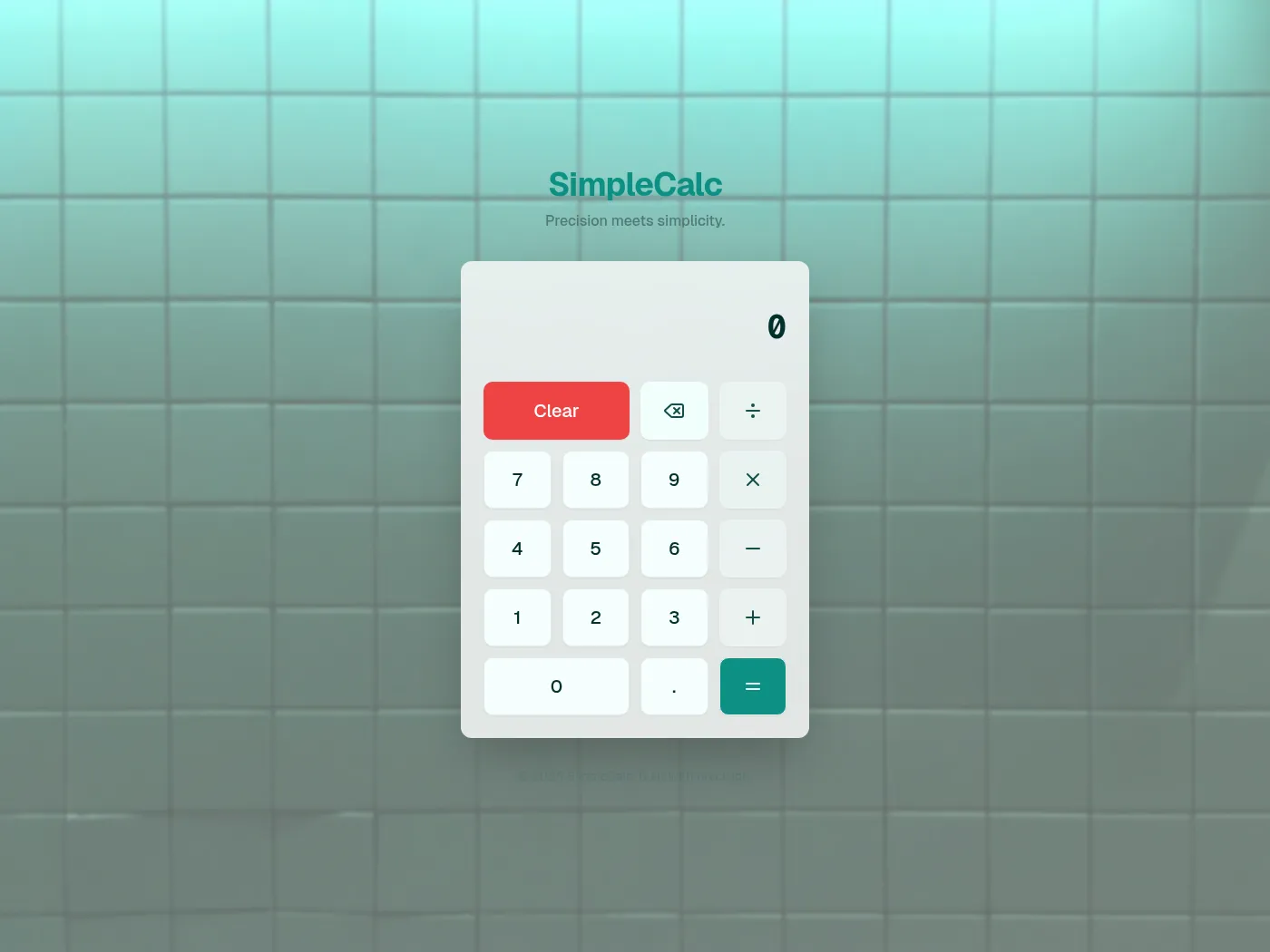 SimpleCalc