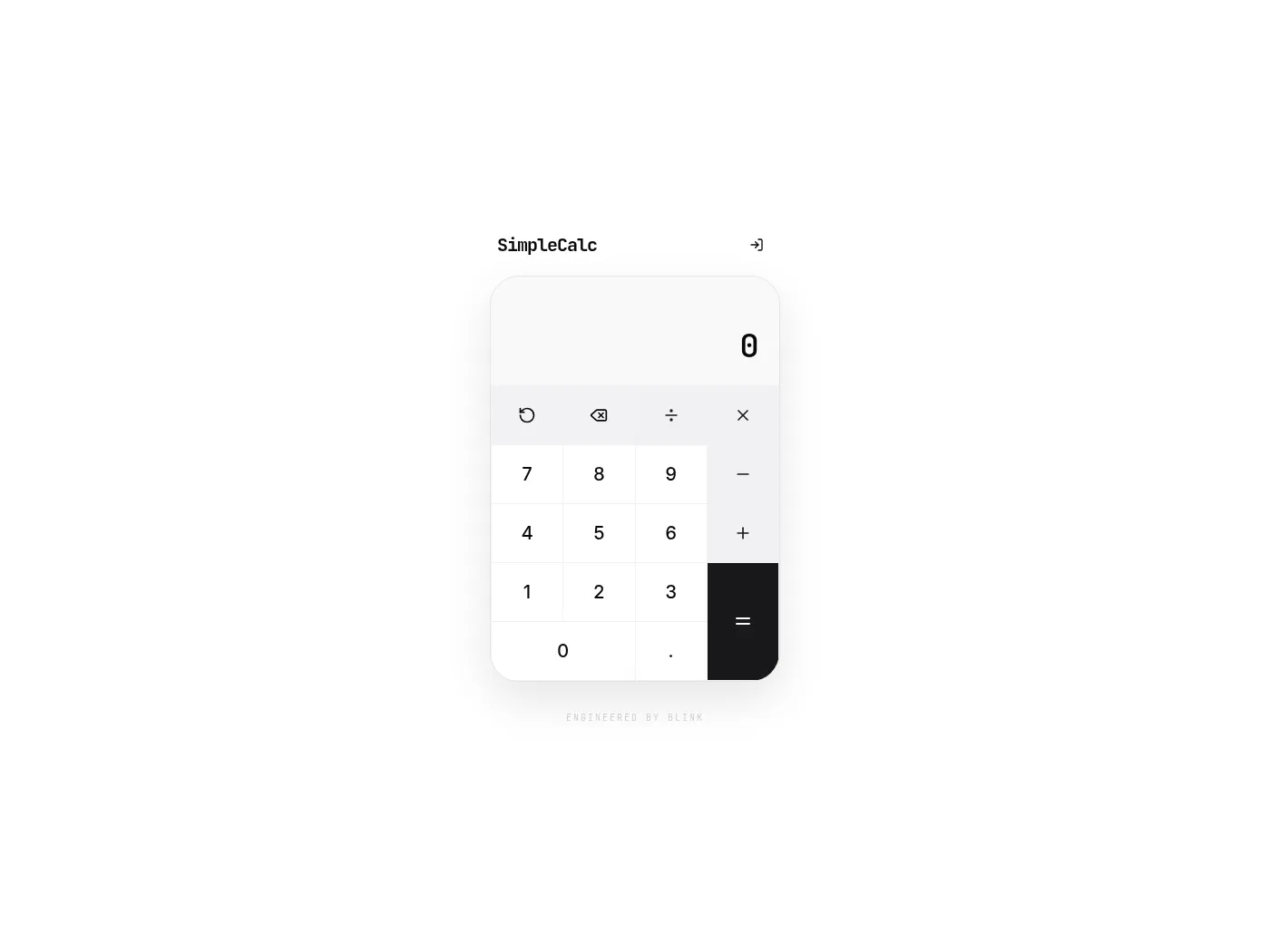 SimpleCalc