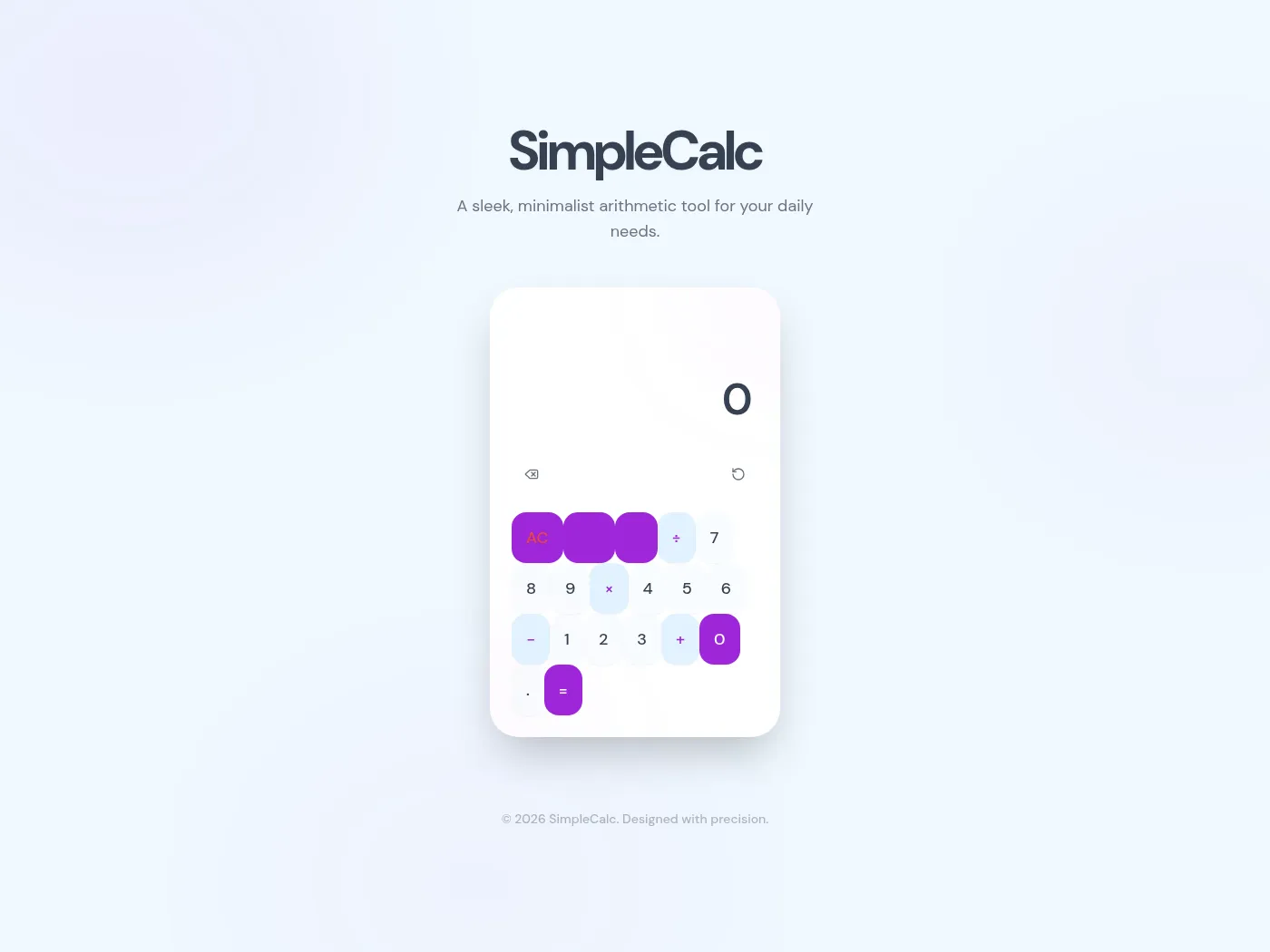 SimpleCalc