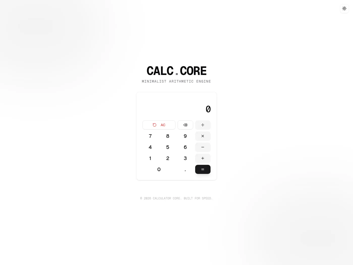 Simple Calculator
