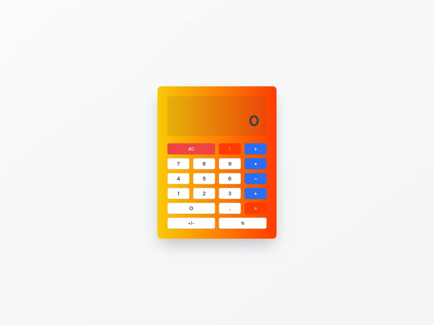Simple Web Calculator
