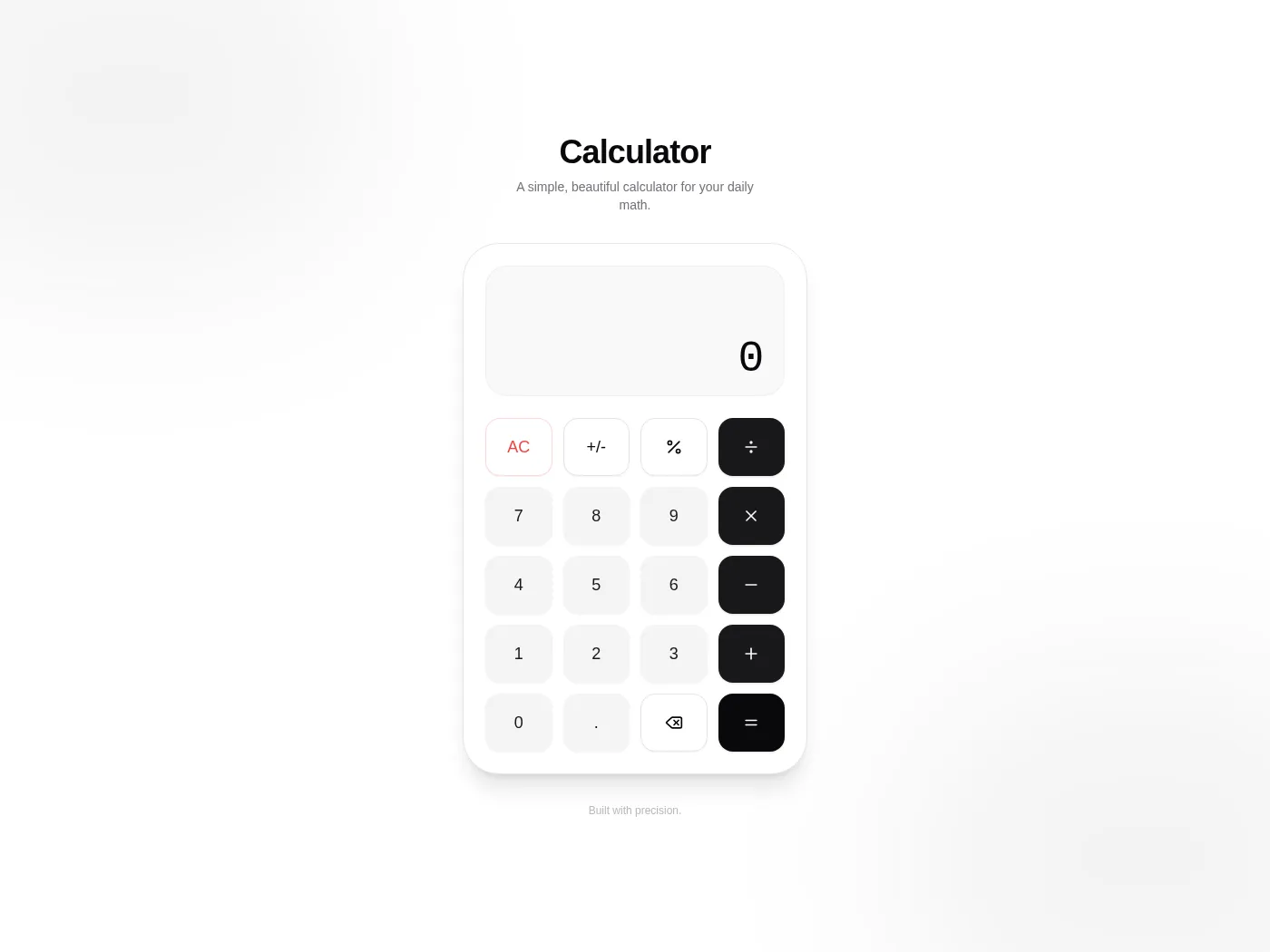 Simple Calculator