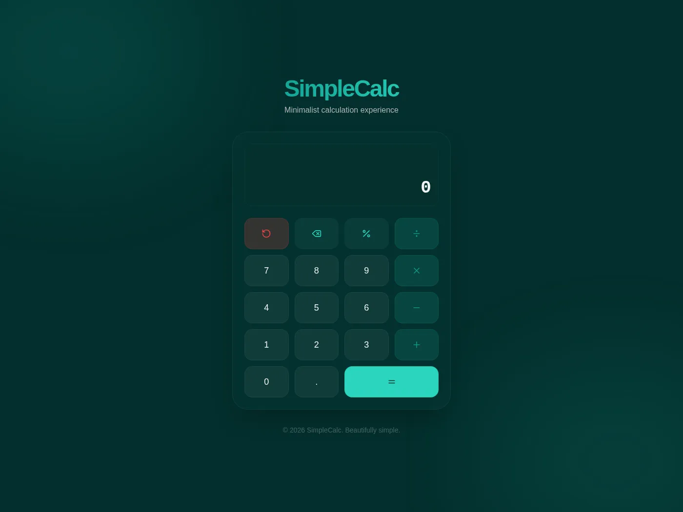 SimpleCalc