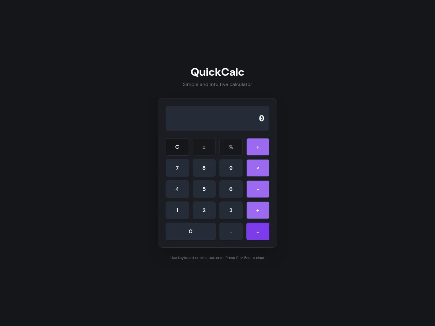 QuickCalc