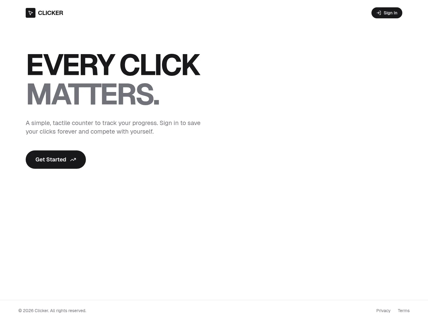 Simple Click Counter
