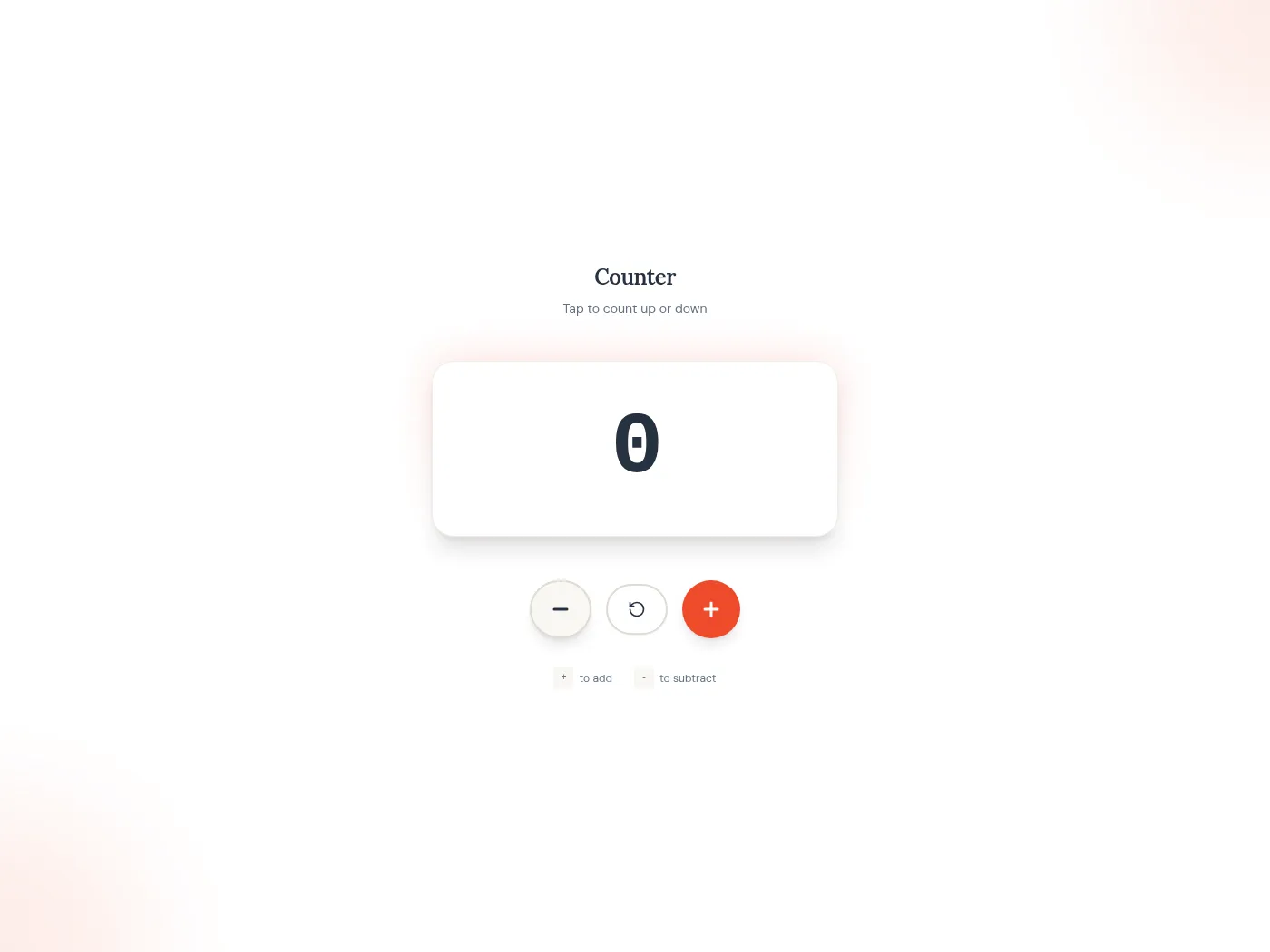 Simple Counter App