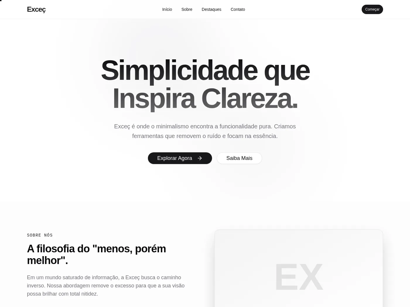 SimpleExceç Webpage