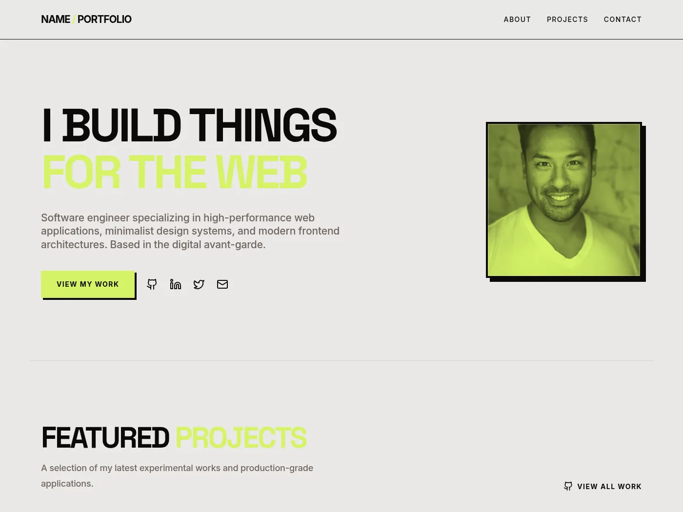 Simple GitHub Page