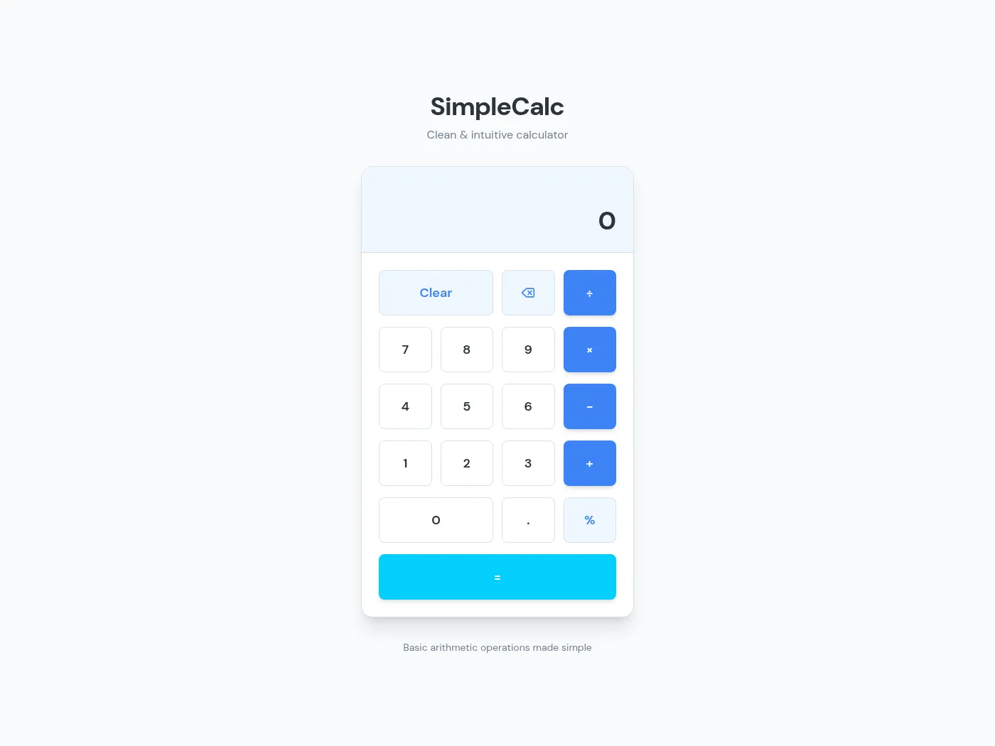 SimpleCalc