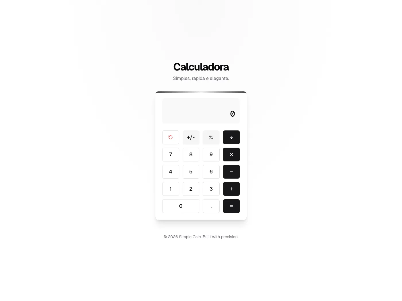 Simple JS Calculator