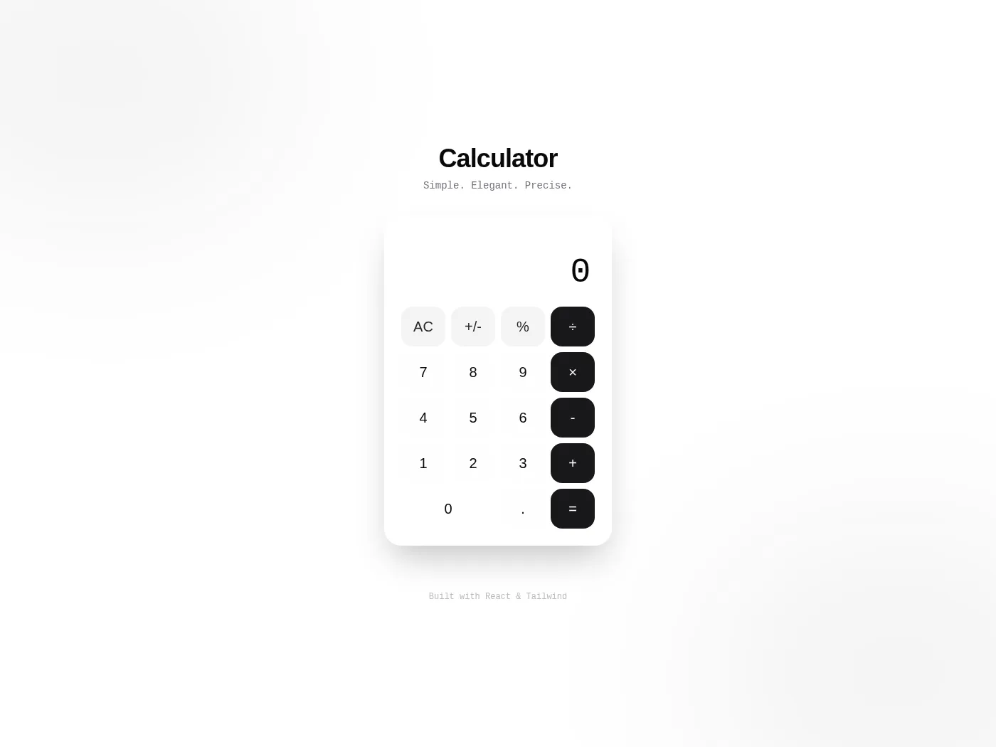 Simple JS Calculator