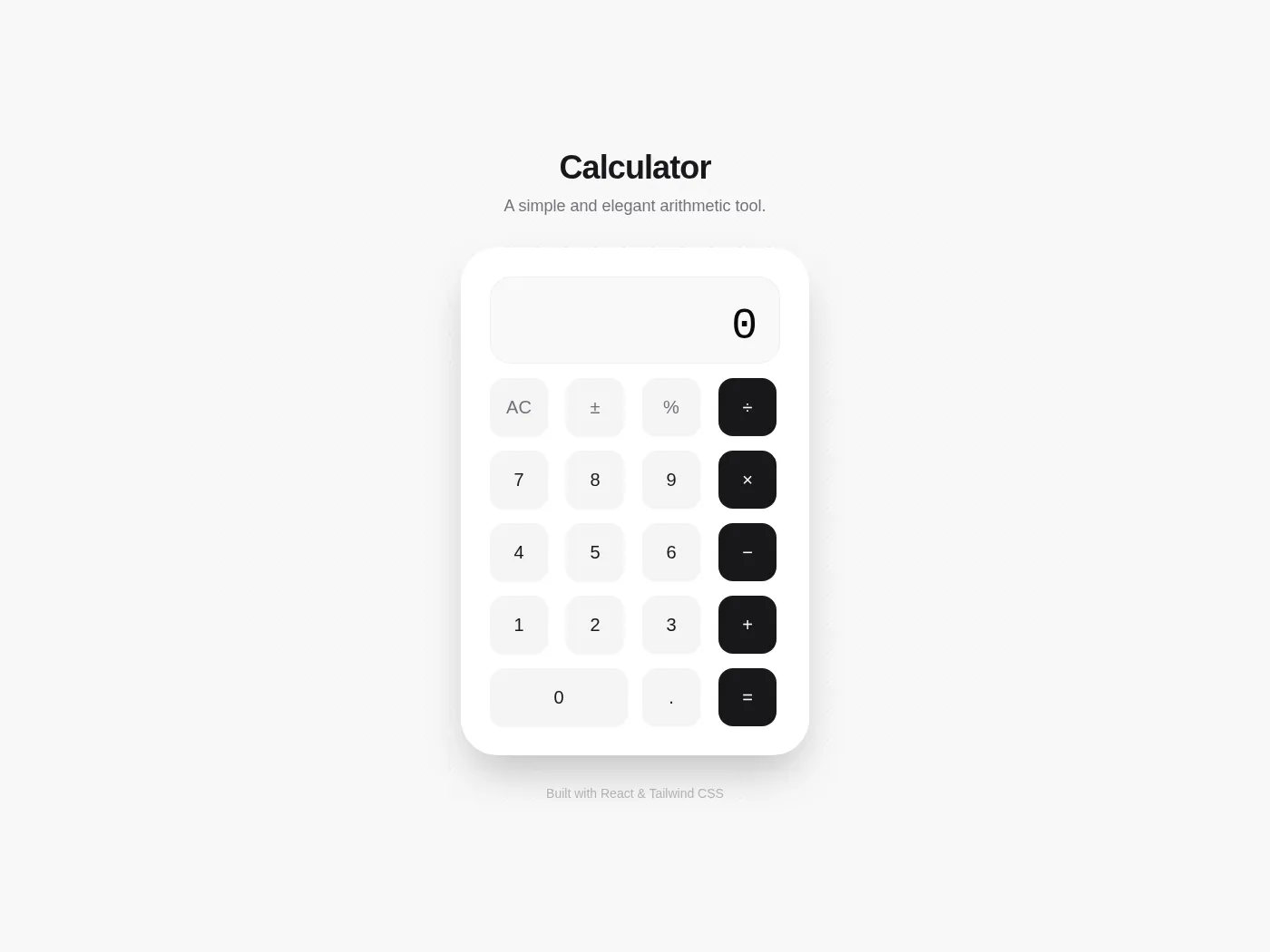 Simple JS Calculator
