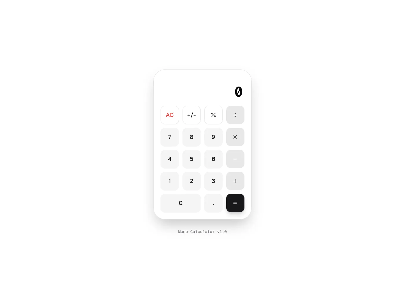 Simple JS Calculator