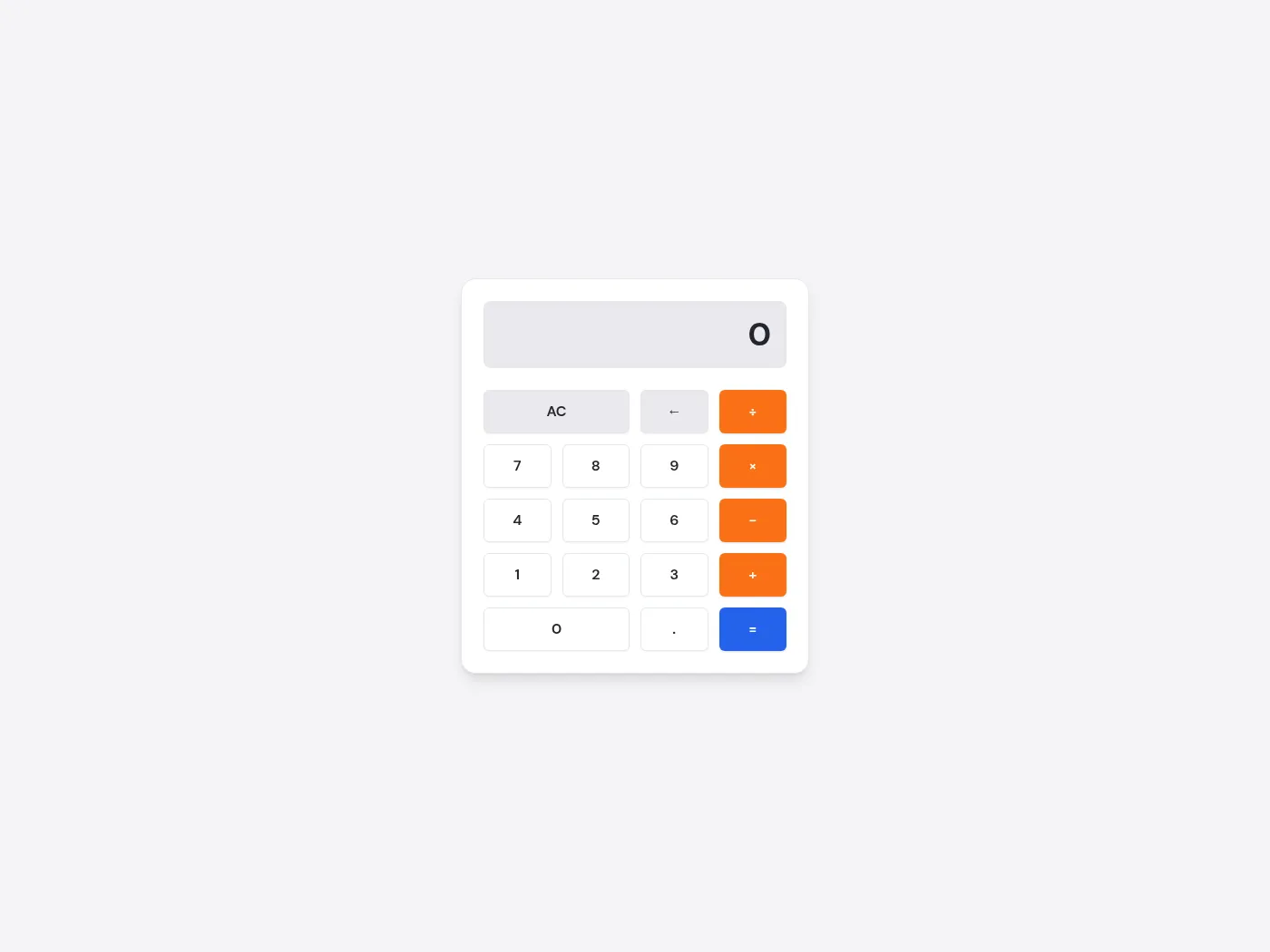 Simple JS Calculator
