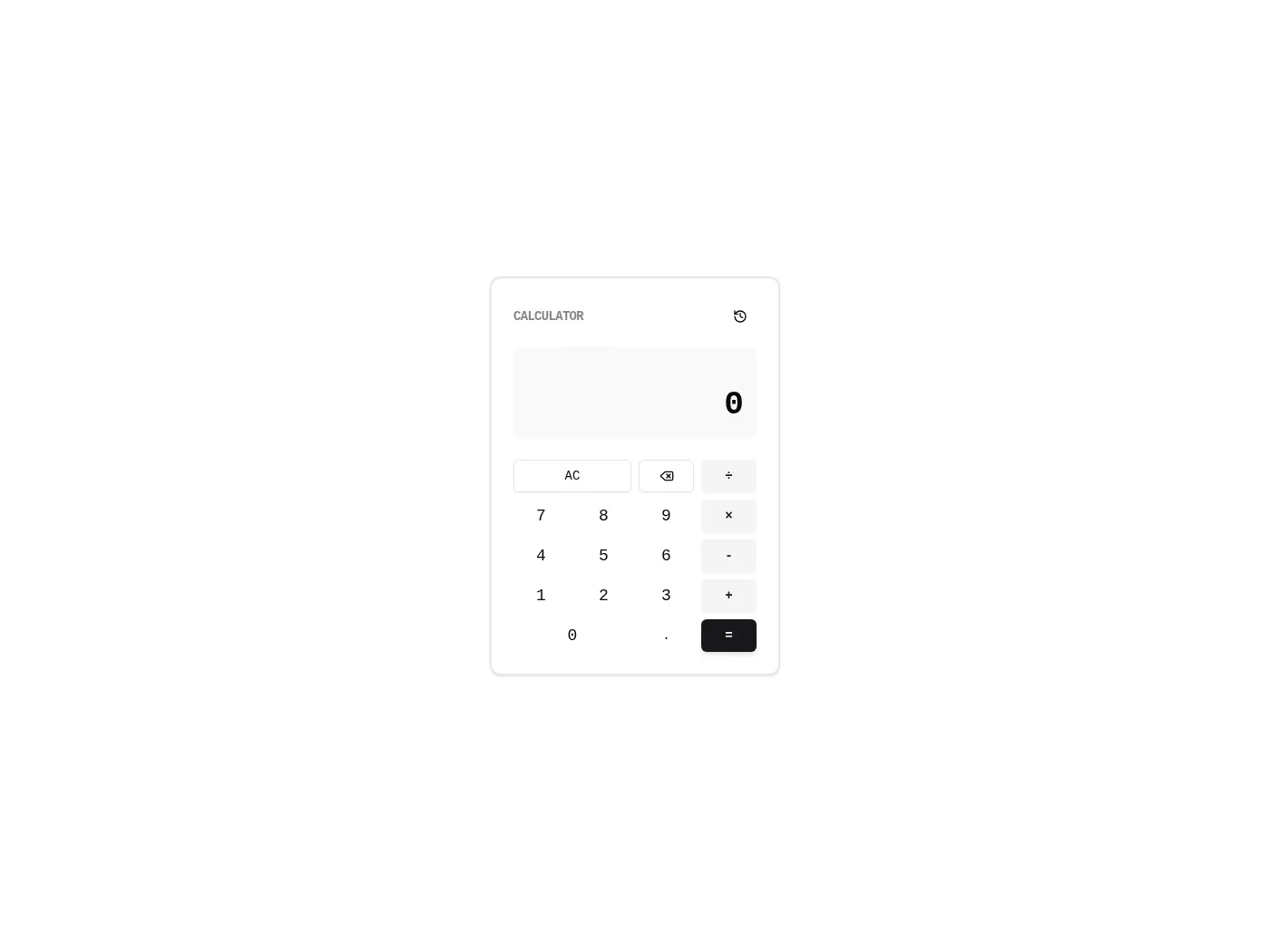 Simple JS Calculator