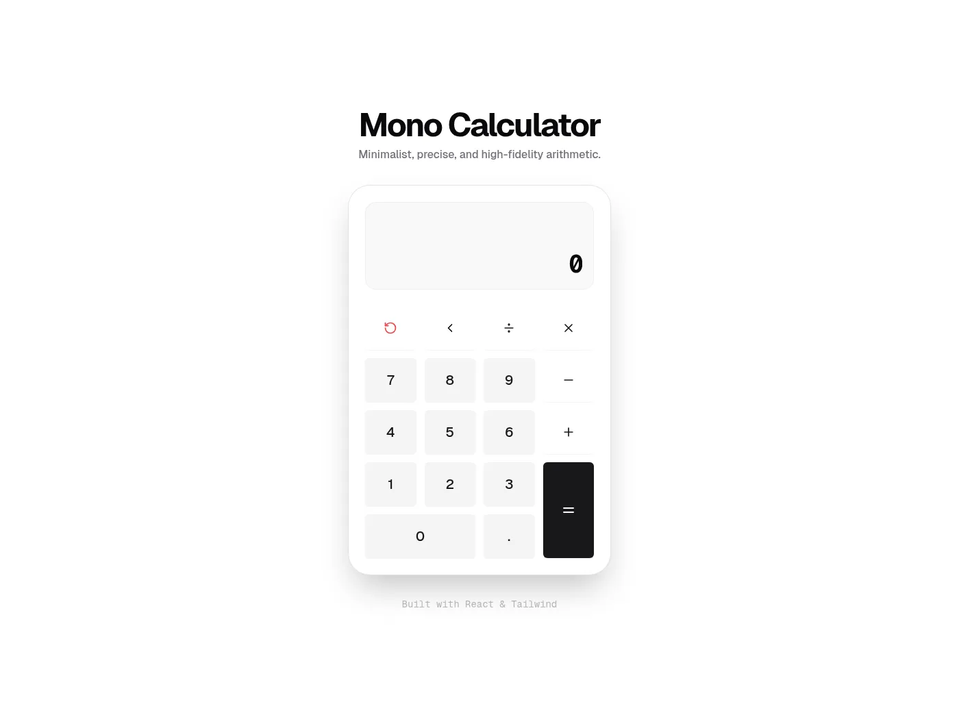 Simple JS Calculator