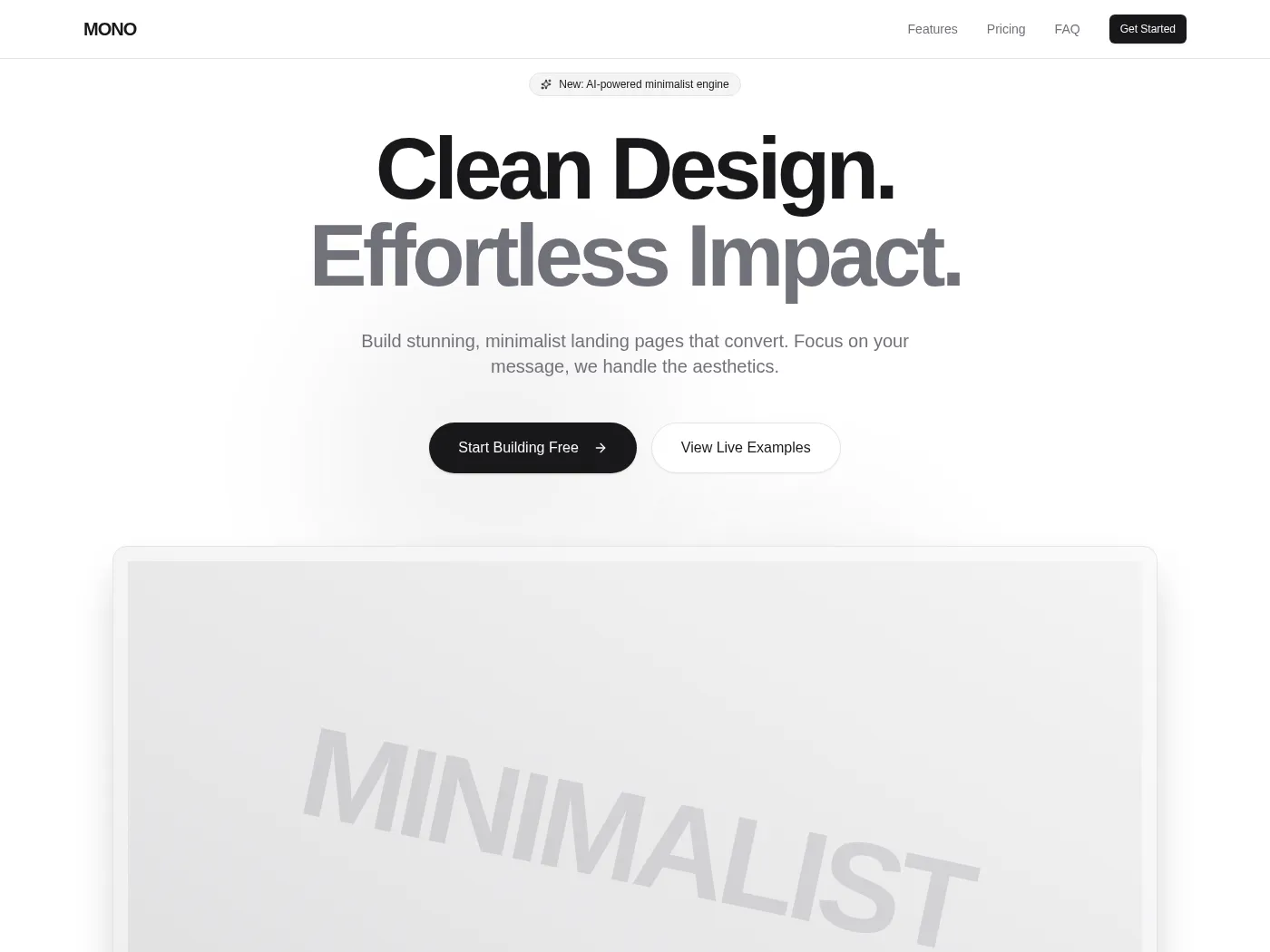 Simple Landing Page